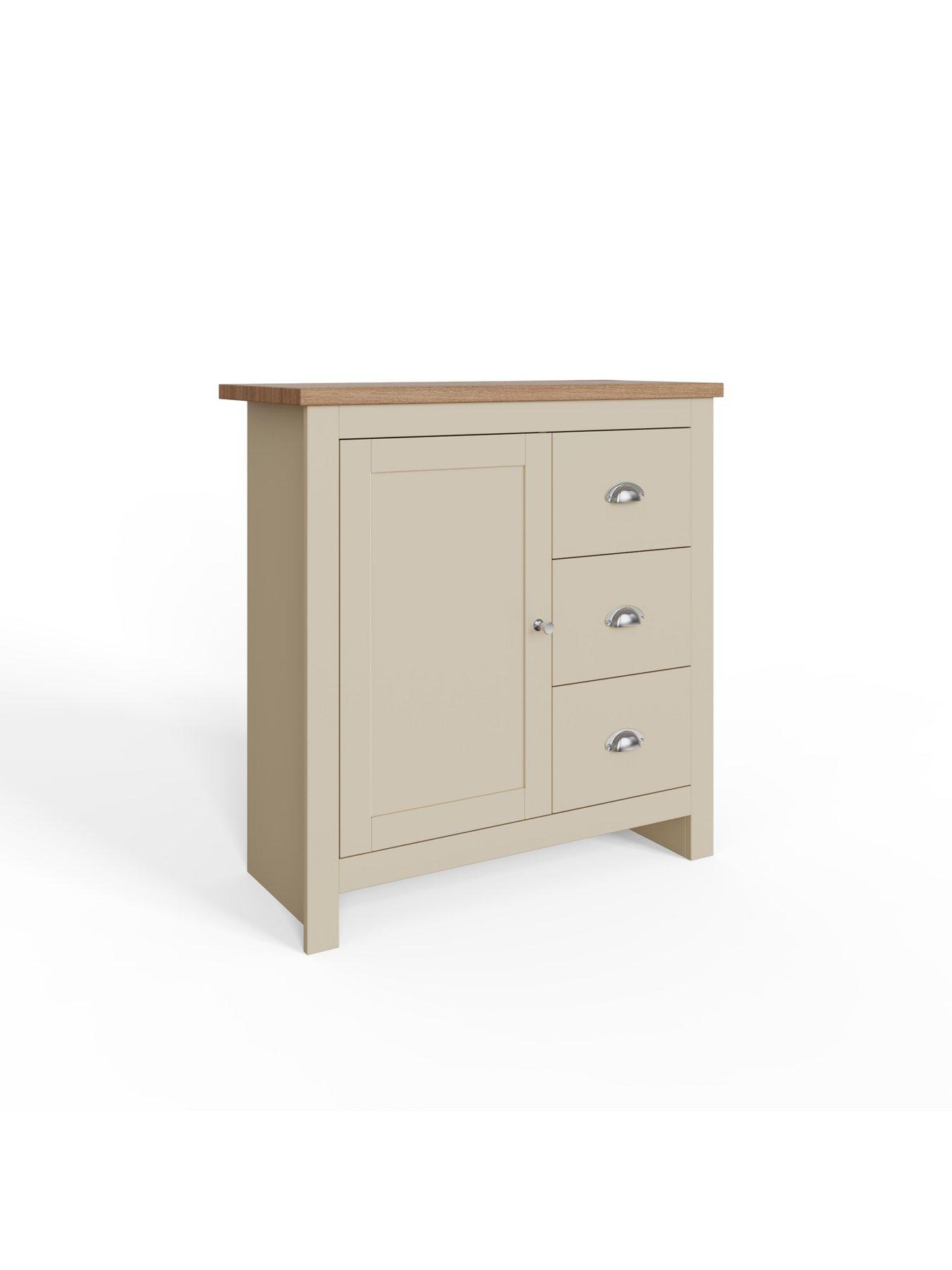 GFW Lancaster 1 Door, 3 Drawer Multi Unit - Cream | Very