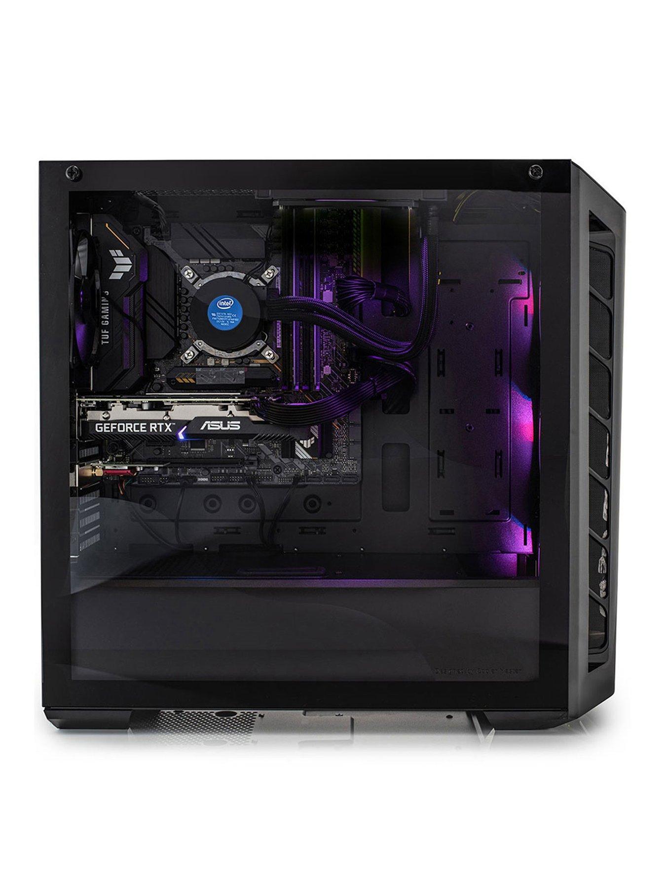 Stormforce Crystal Gaming Desktop PC - NVIDIA RTX 3060, Intel Core i5 ...