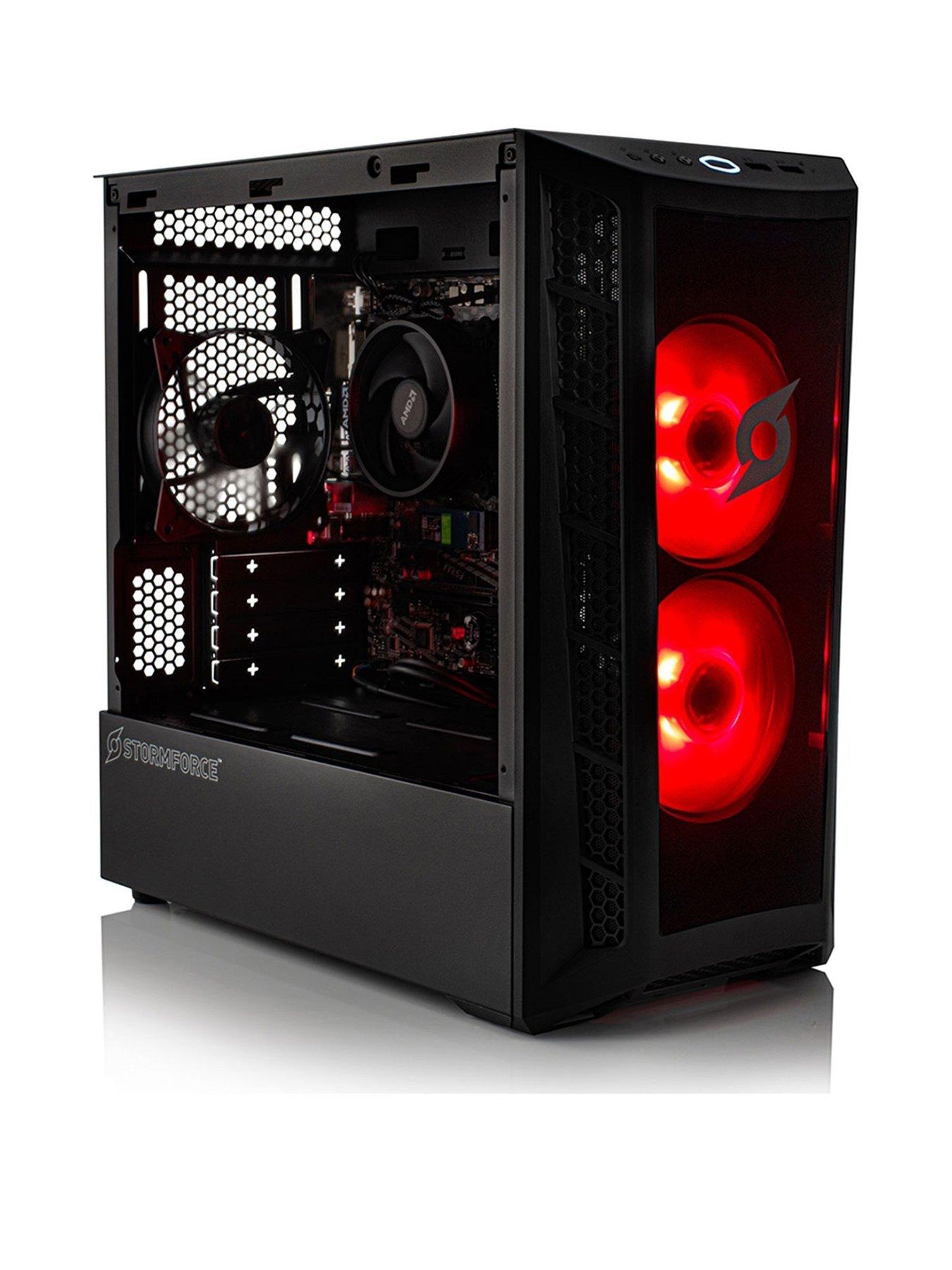 Stormforce Onyx PC Gaming Bundle - AMD Ryzen 5 4600G, 16GB RAM, 1TB SSD ...