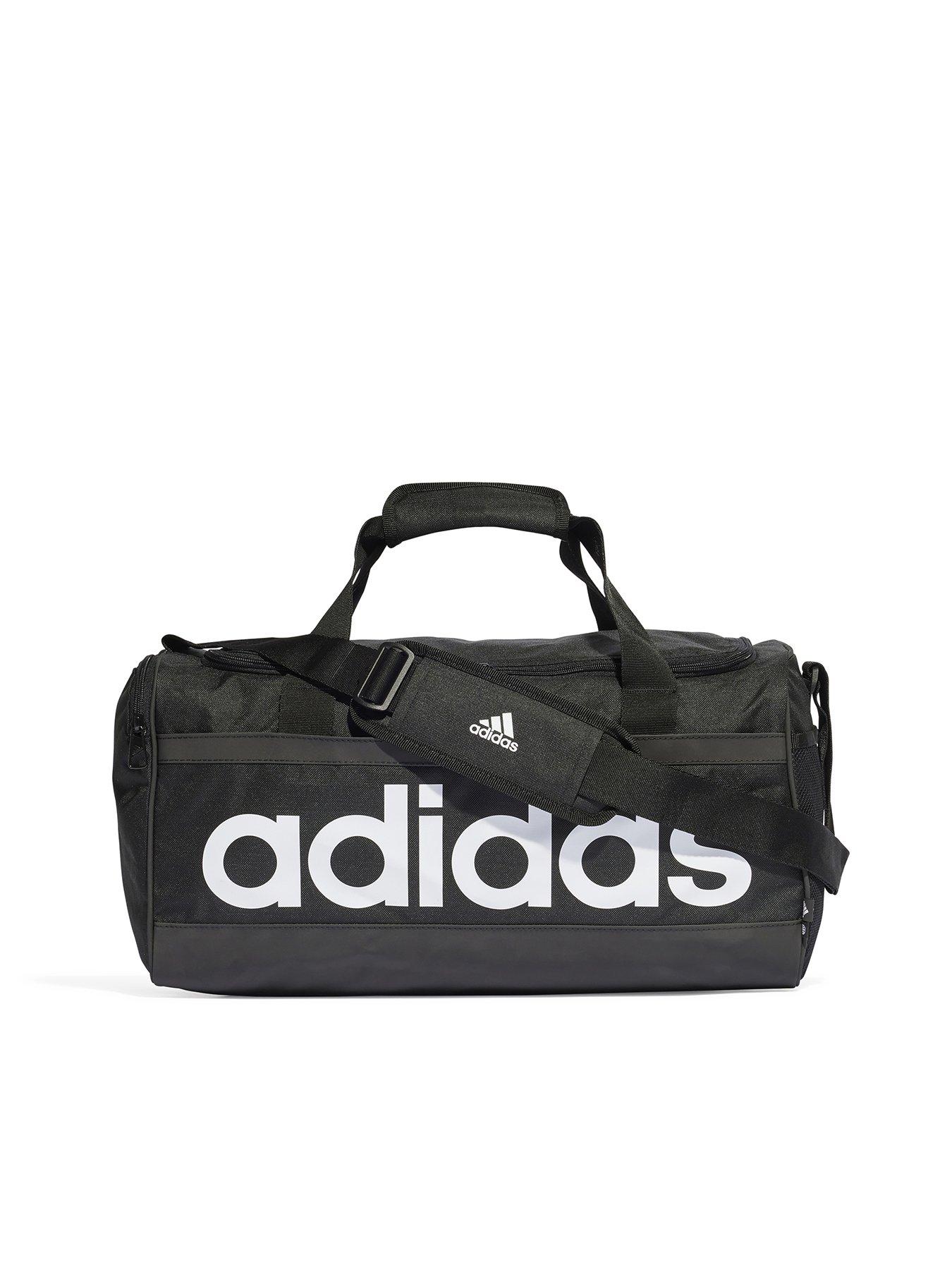 adidas Men's Linear Duffel Bag Medium - BLACK/WHITE | Very