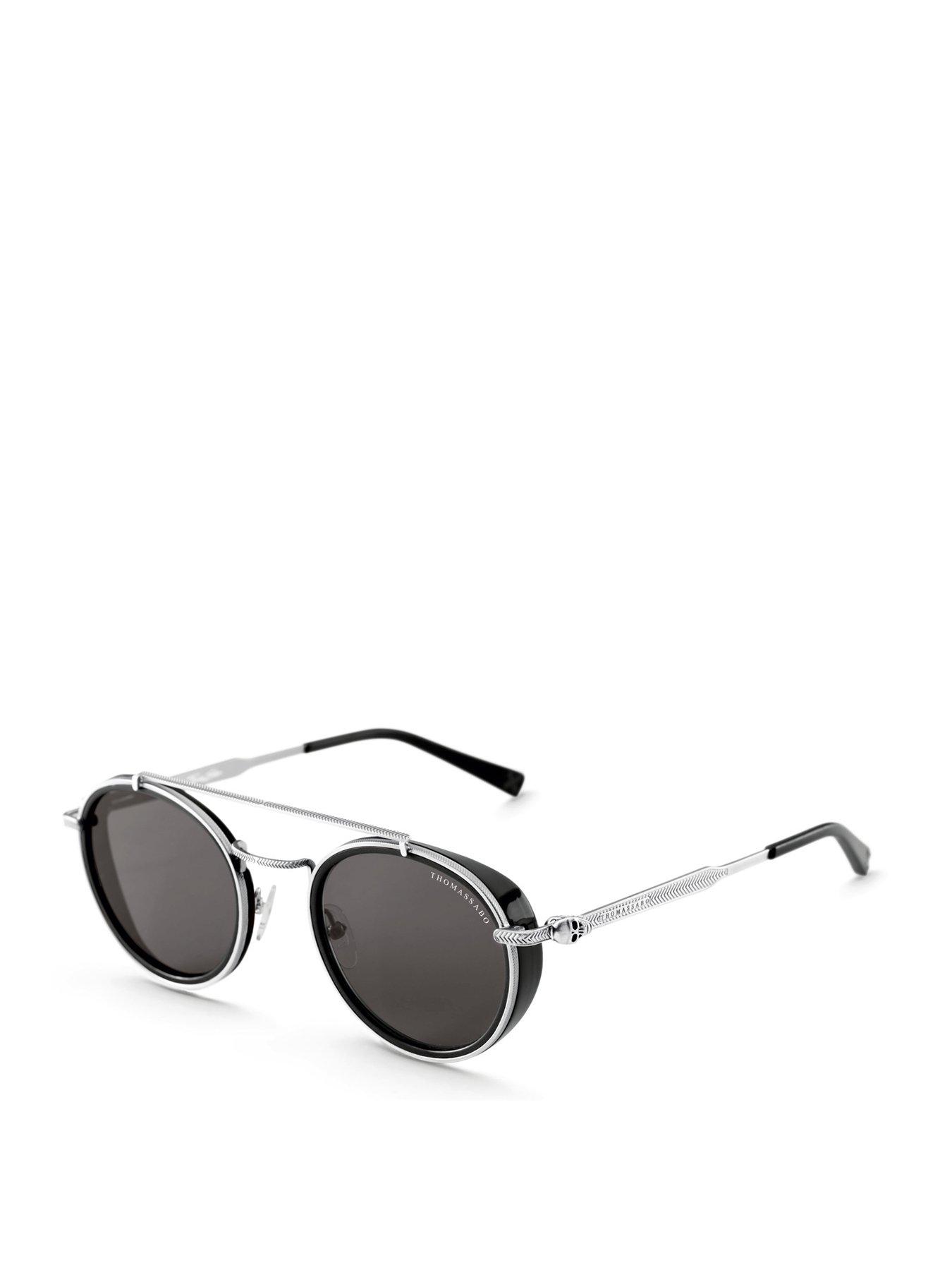Thomas Sabo Johnny Grey Panto Sunglasses | Very