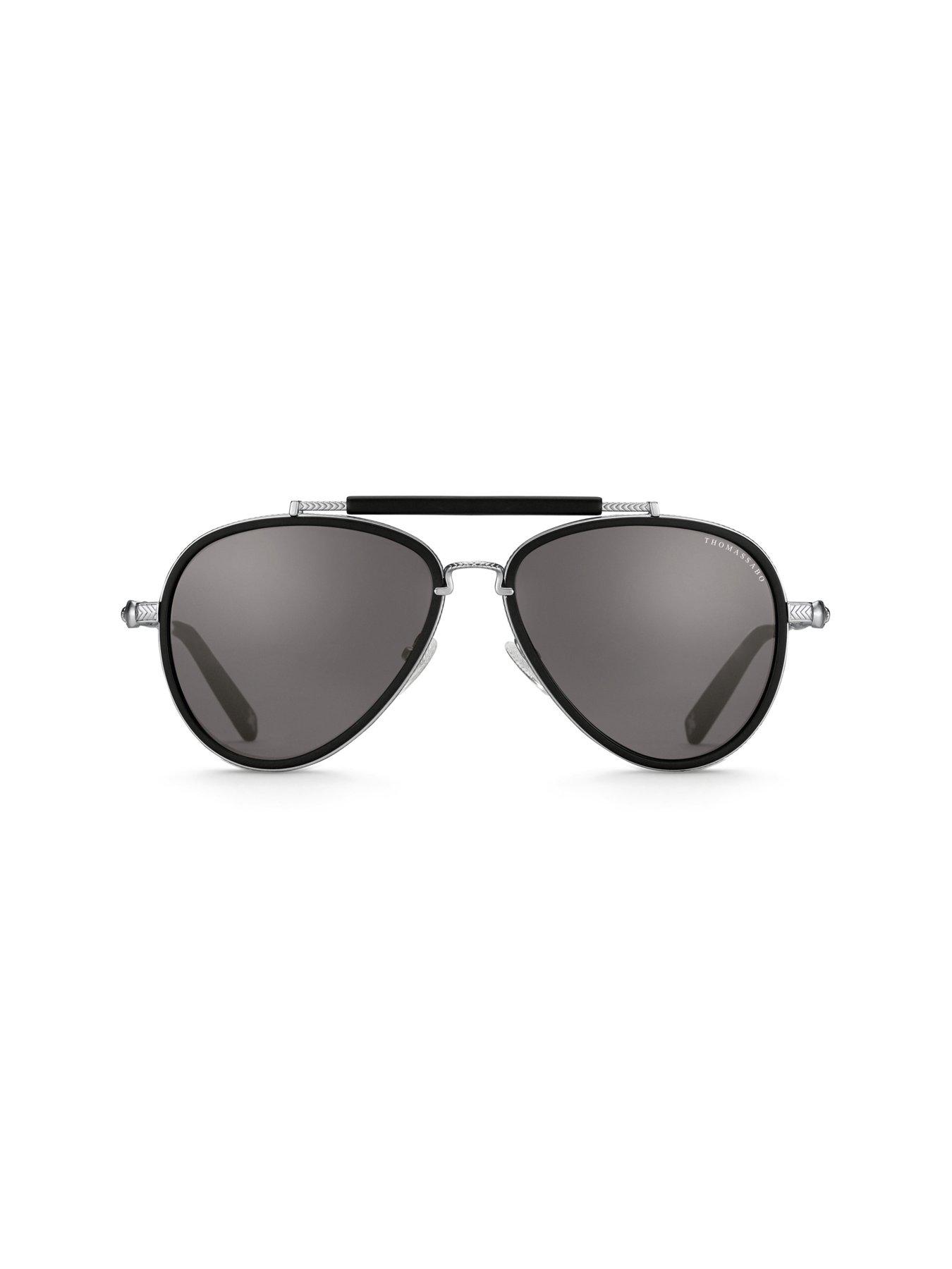 Thomas Sabo Harrison Grey Pilot Sunglasses | Very