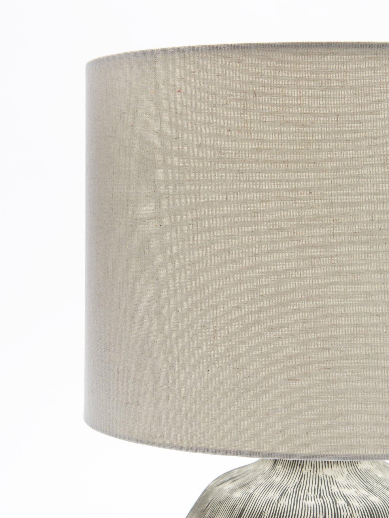 The Very Collection Scratch Ceramic Table Lamp | Very