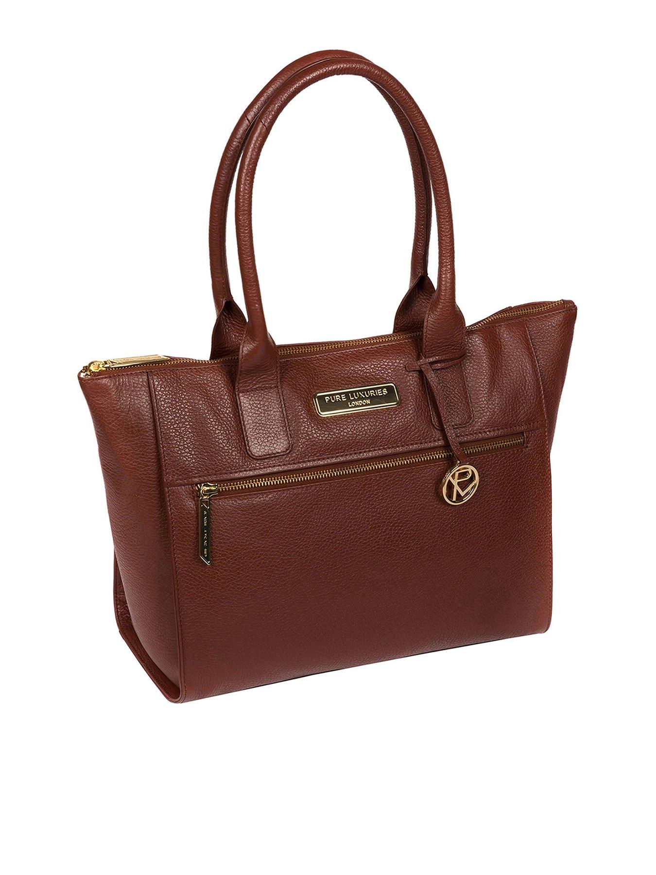 Pure Luxuries London Faye Leather Handbag | Very.co.uk