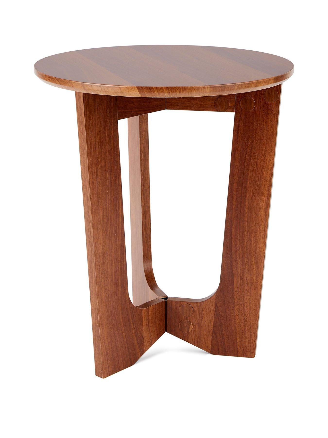 Very Home Marcel Round Side Table - Walnut | Very