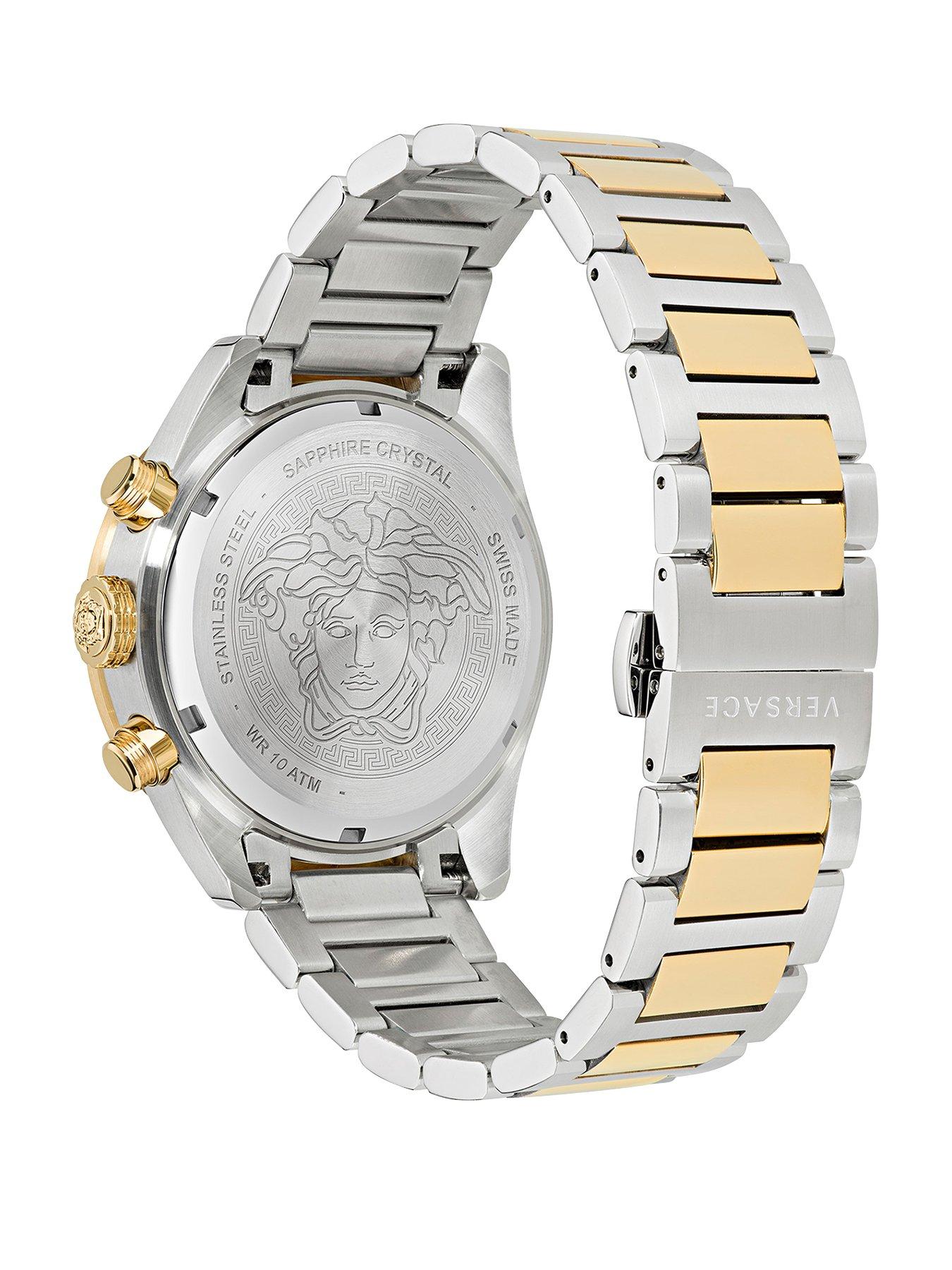 VERSACE Greca Dome Chrono Gents Watch | very.co.uk