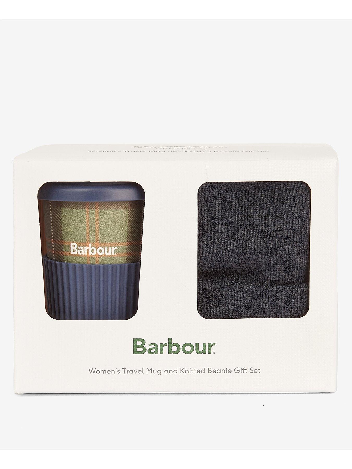 Barbour Travel Mug Gift Set - Navy | Very