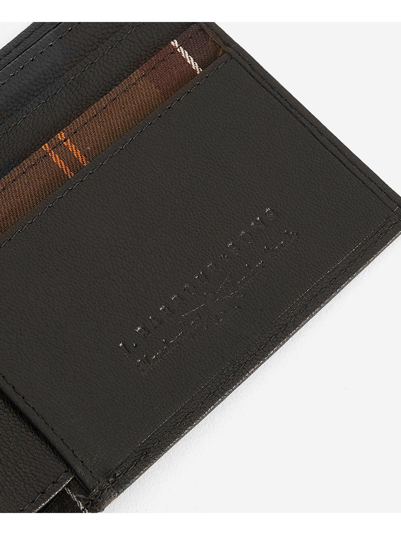 Barbour Wallet & Card Holder Gift Set - Black | Very