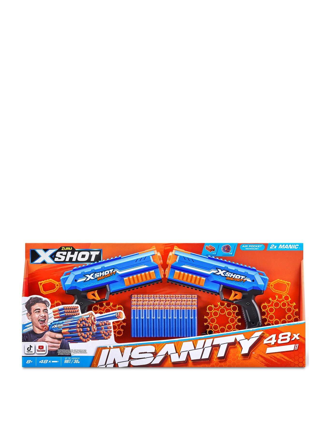 X-SHOT Insanity Mad Mega Barrel by ZURU | Very.co.uk