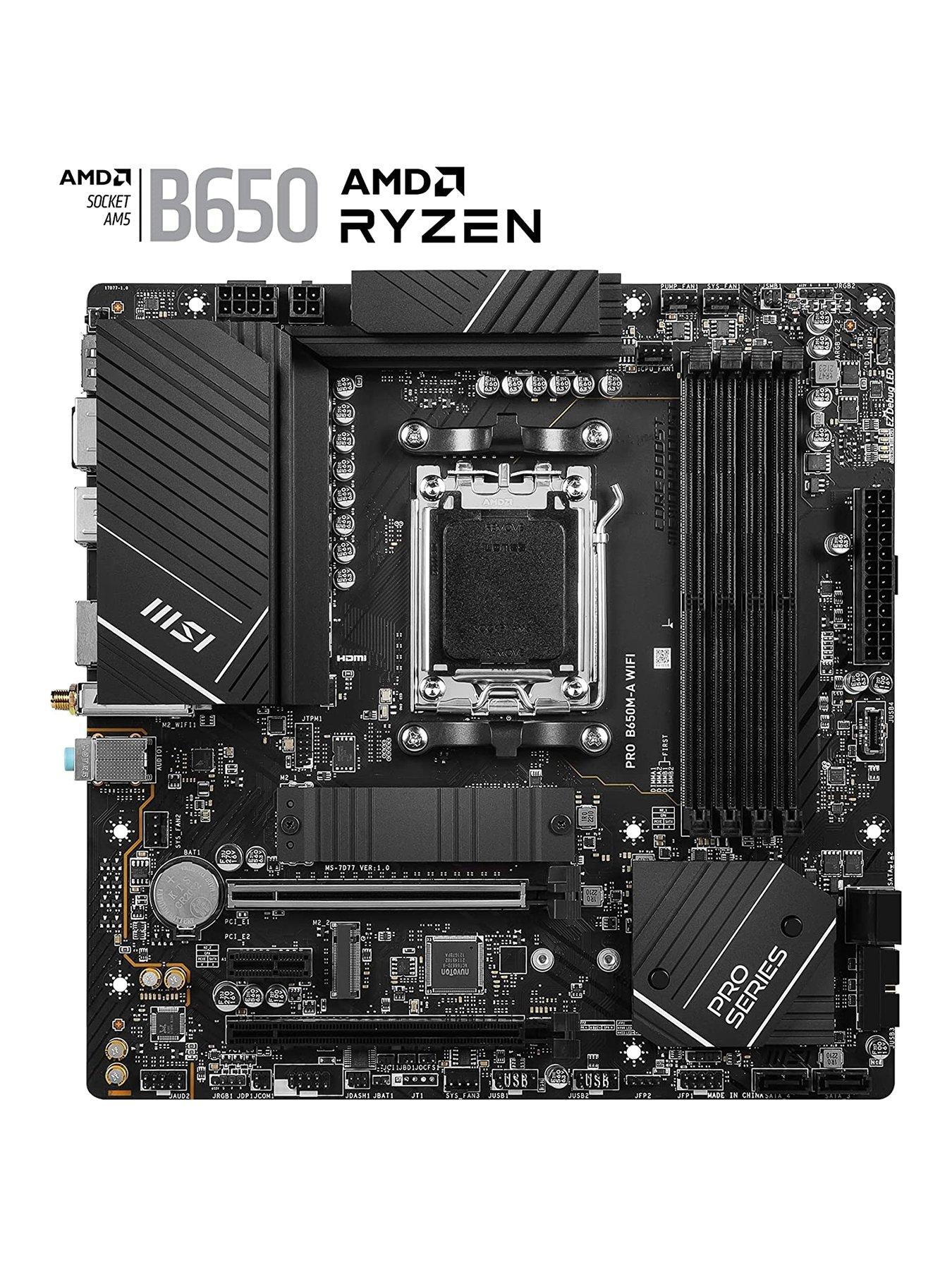 MSI AM5 PRO B650M AMD PC Motherboard | Very