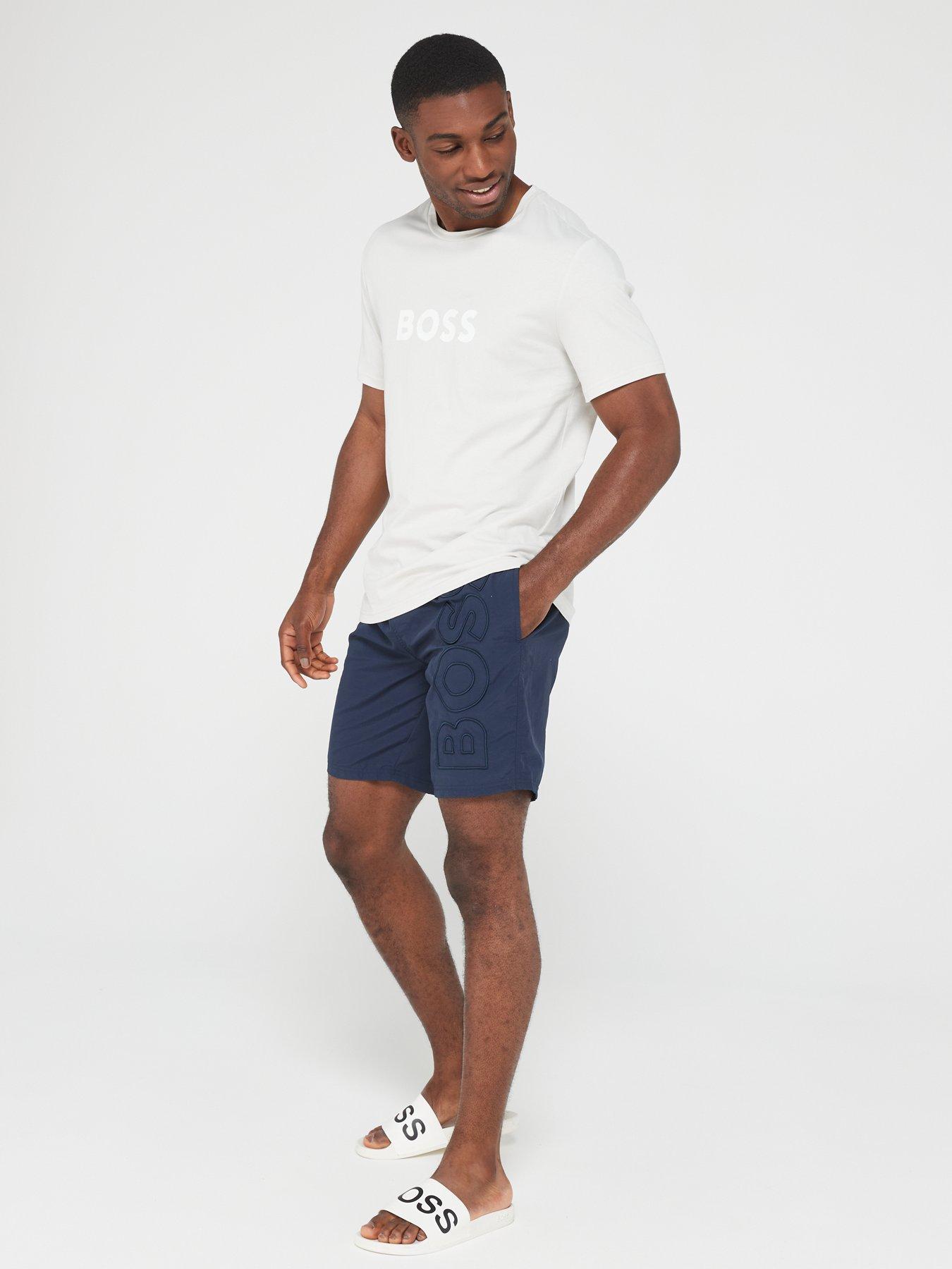 BOSS Whale Swim Shorts - Navy | Very
