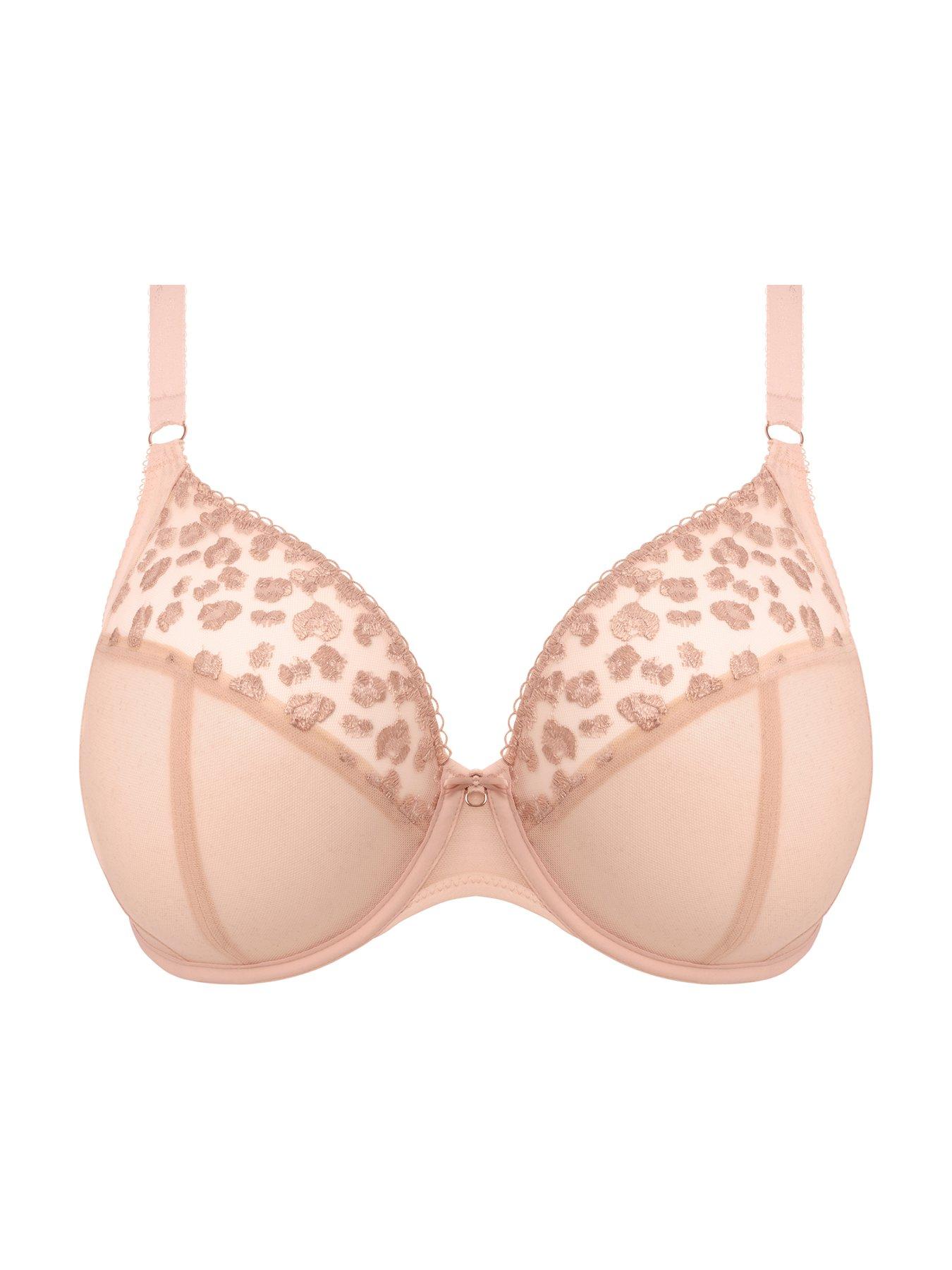 Elomi Namrah Underwired Bandless Plunge - Pink | Very
