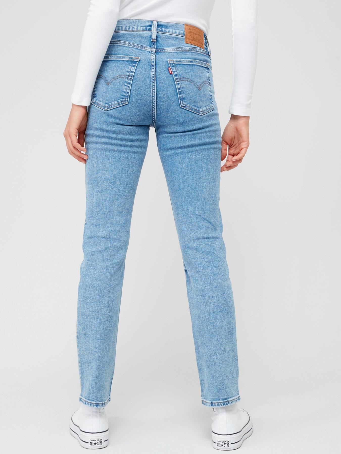 Levi's 724™ High Rise Straight Leg Jean - Cool Bright In Blue | Very