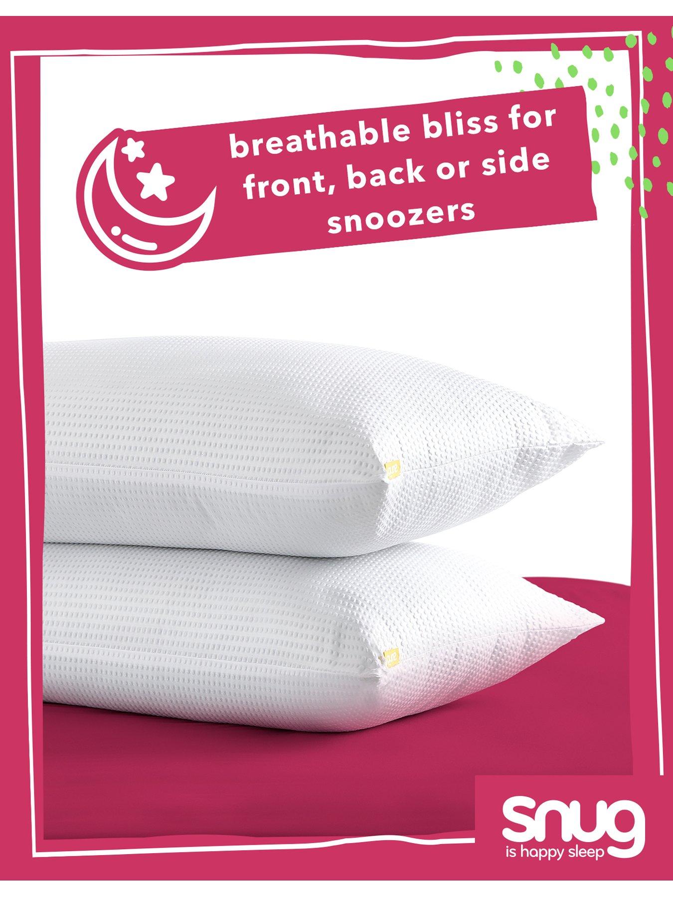 Snug Blissful Bedtime Pillow Pair - White | Very