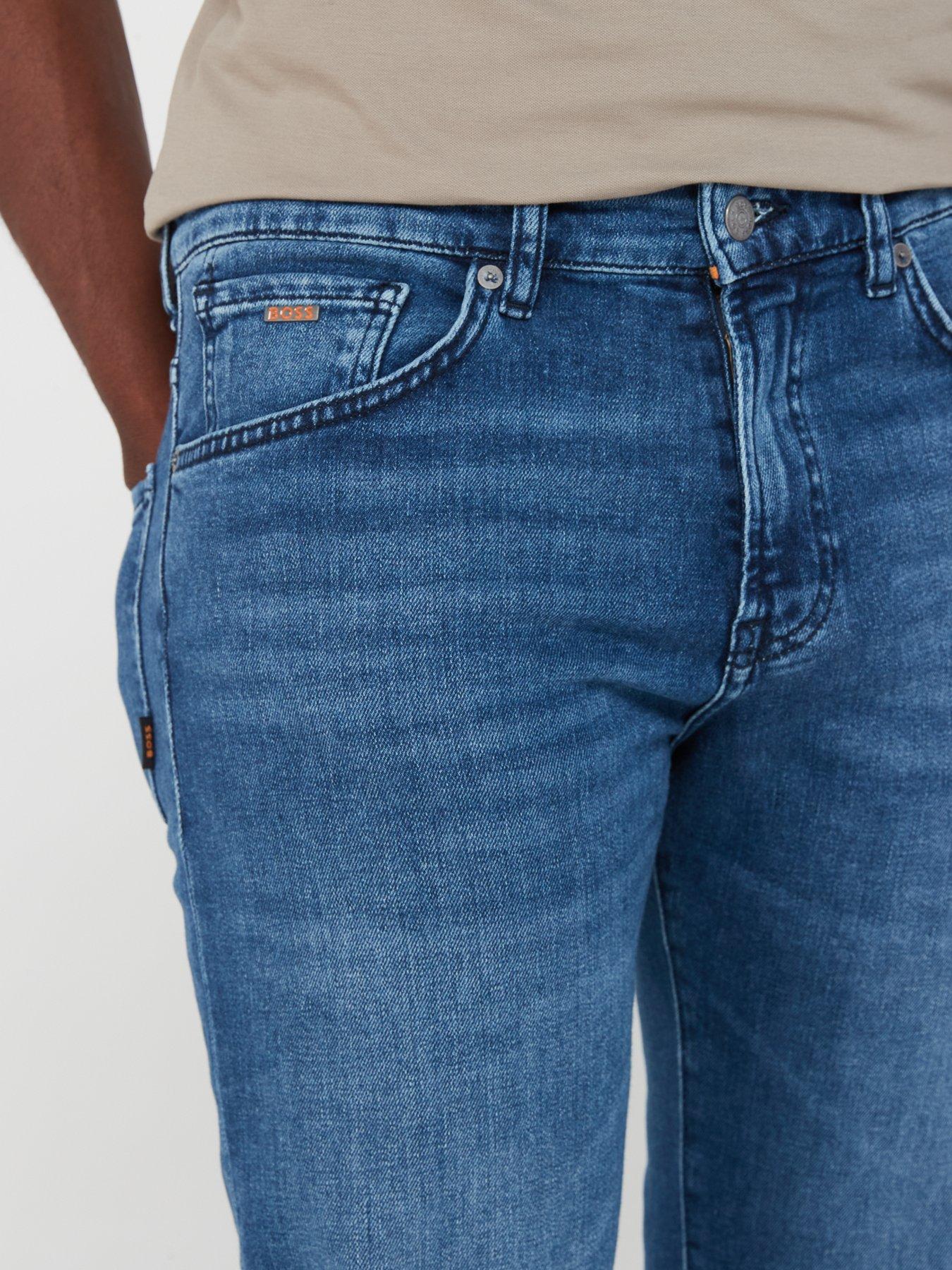 BOSS Re.Maine Regular Fit Jeans - Blue | Very