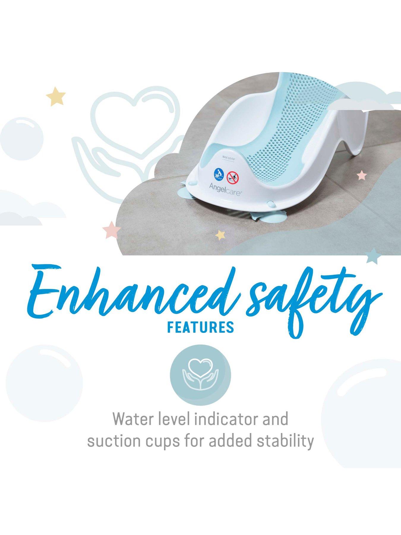 Angelcare Soft Touch Mini Baby Bath Support - Blue | Very.co.uk