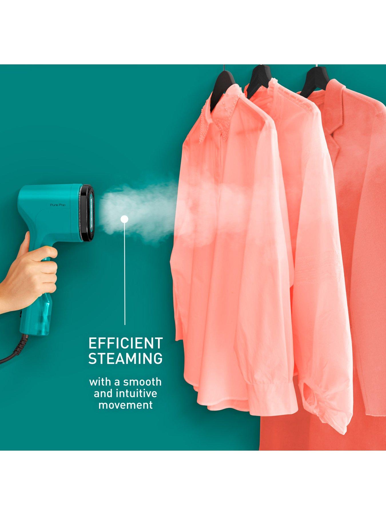 Tefal Pure Pop Clothes Steamer - Green | very.co.uk