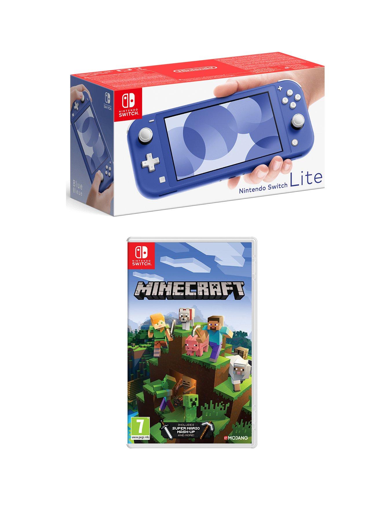 Consoles | Minecraft | Minecraft | Blue | Nintendo Switch Lite ...