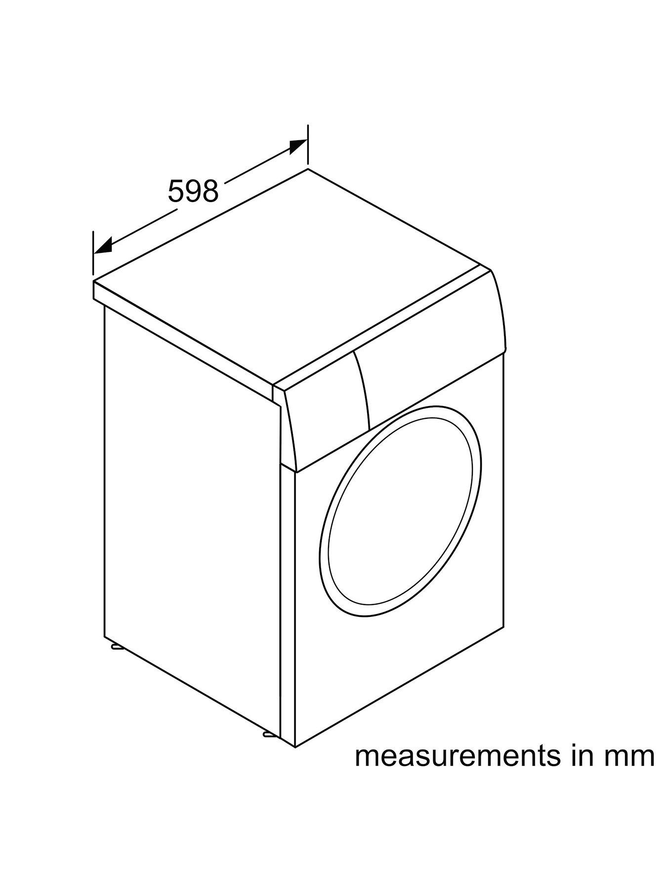 Bosch Series 2 WAJ28002GB 8kg Load, 1400rpm Spin Freestanding Washing ...