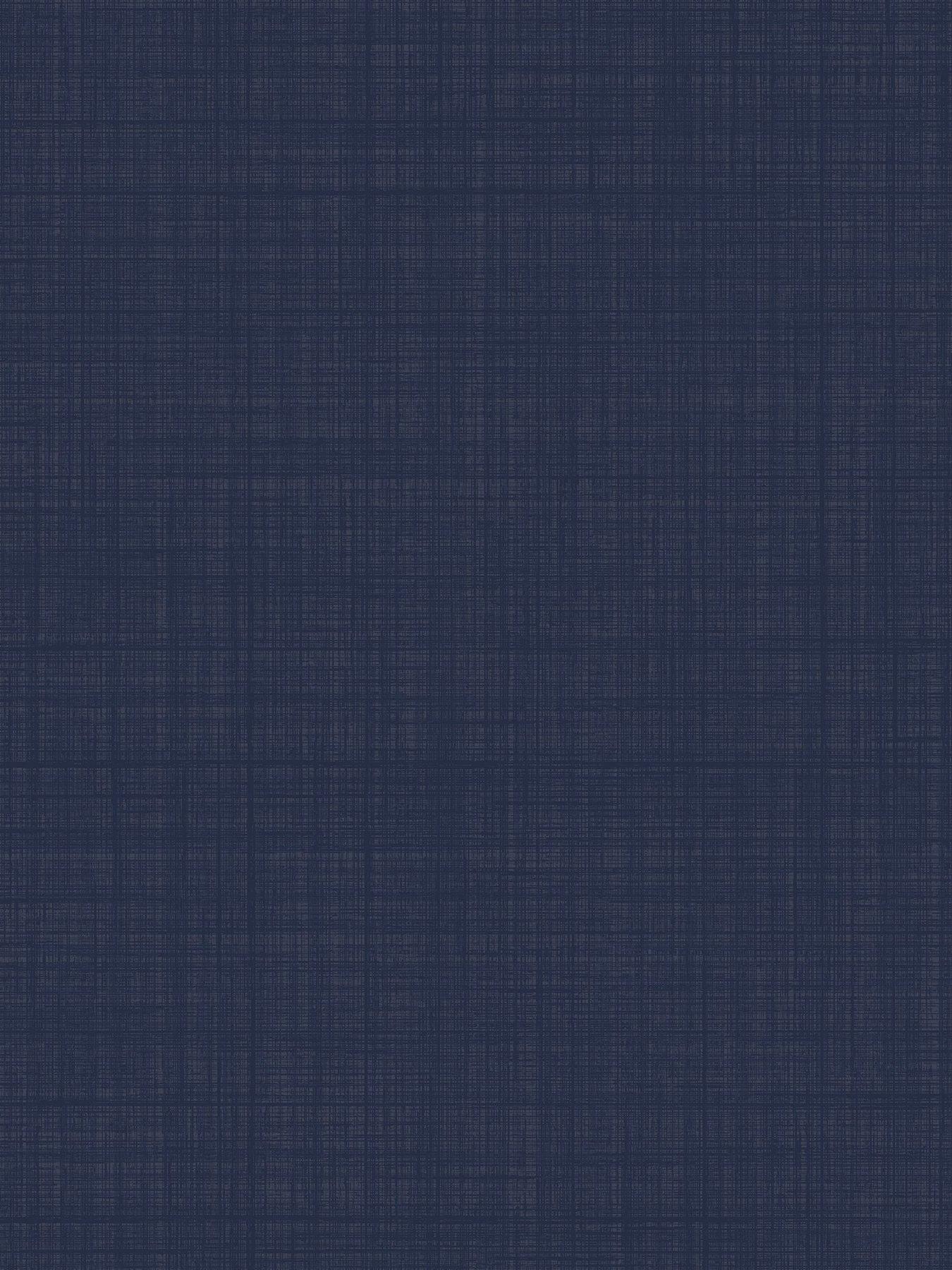 ARTHOUSE Weave Texture Navy Wallpaper | very.co.uk