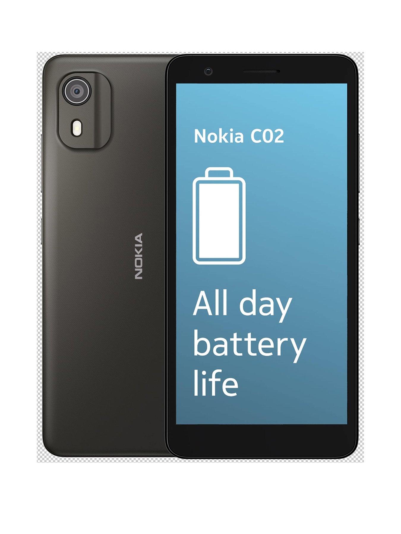 Nokia C02 32GB D.Sim - Cyan | very.co.uk