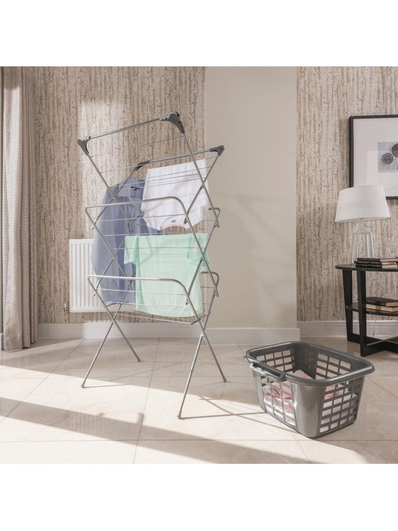 Addis 3 Tier Clothes Airer with Hooks | Very
