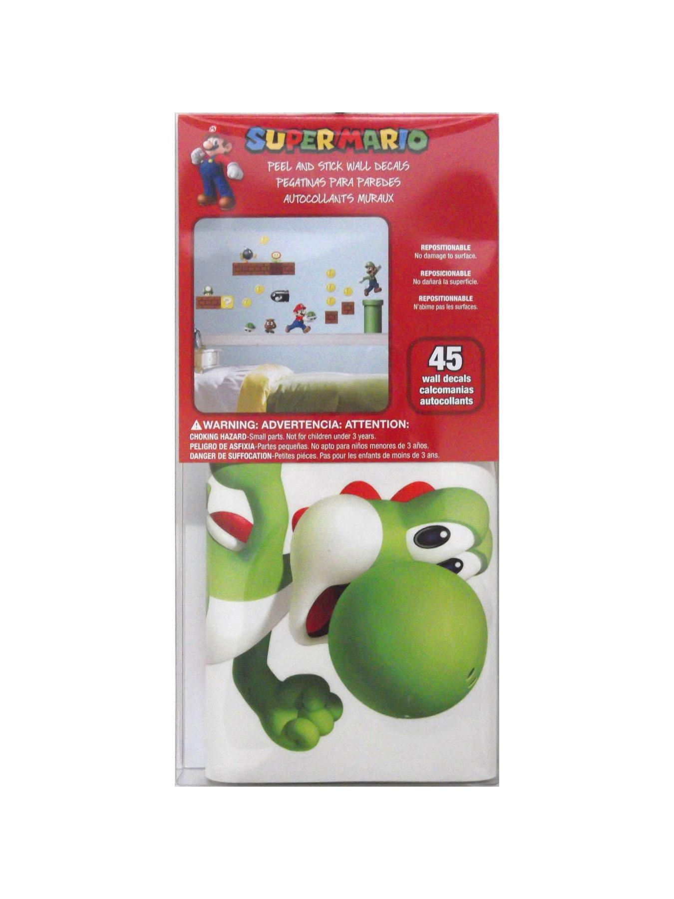 Fine Decor Super Mario Build-A-Scene Peel and Stick Wall Decal Set | Very