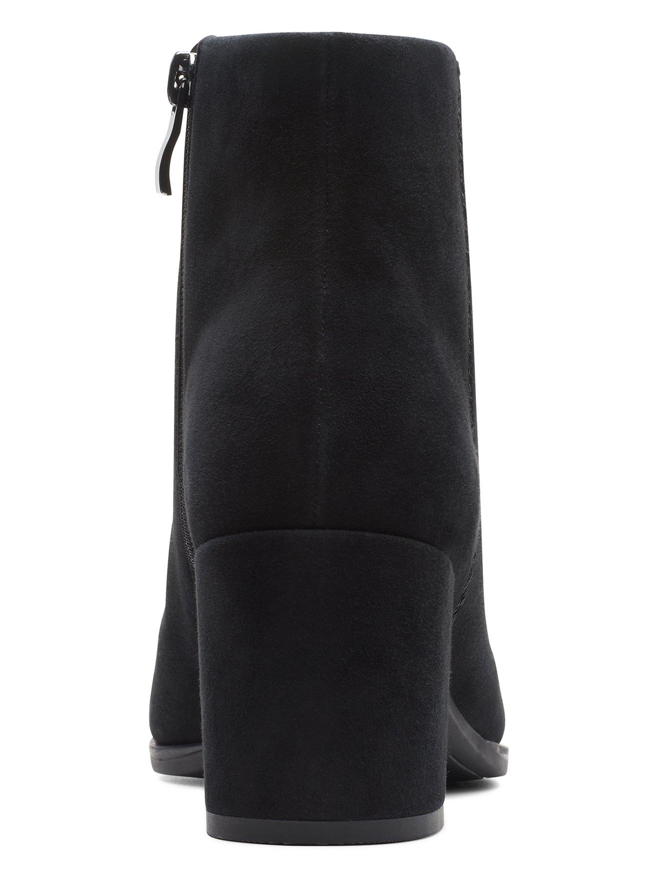 Clarks Freva55 Zip Boots - Black Sde | Very