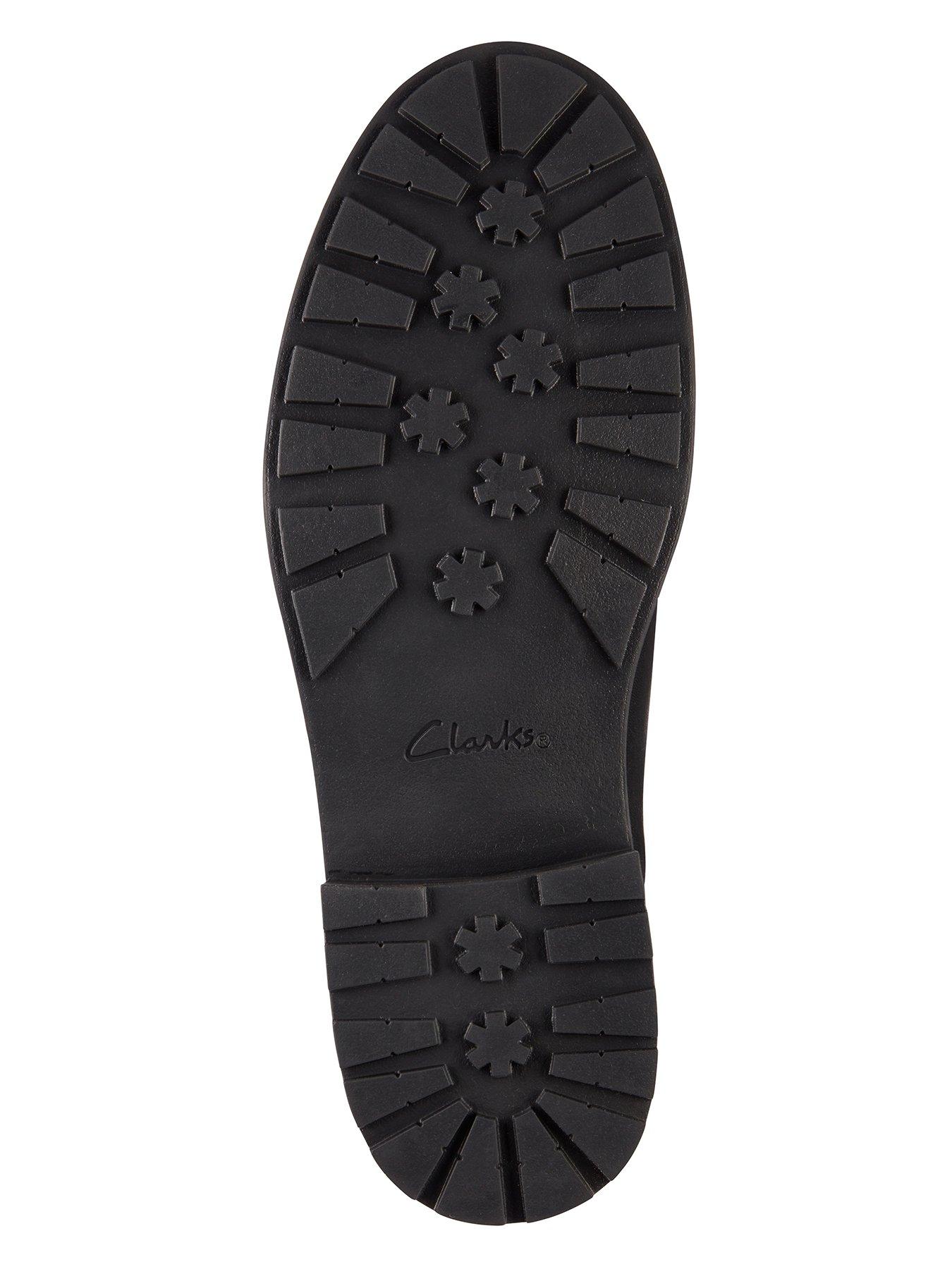 Clarks Orinoco2 Lane Wide Fit Boots - Black Leather | Very