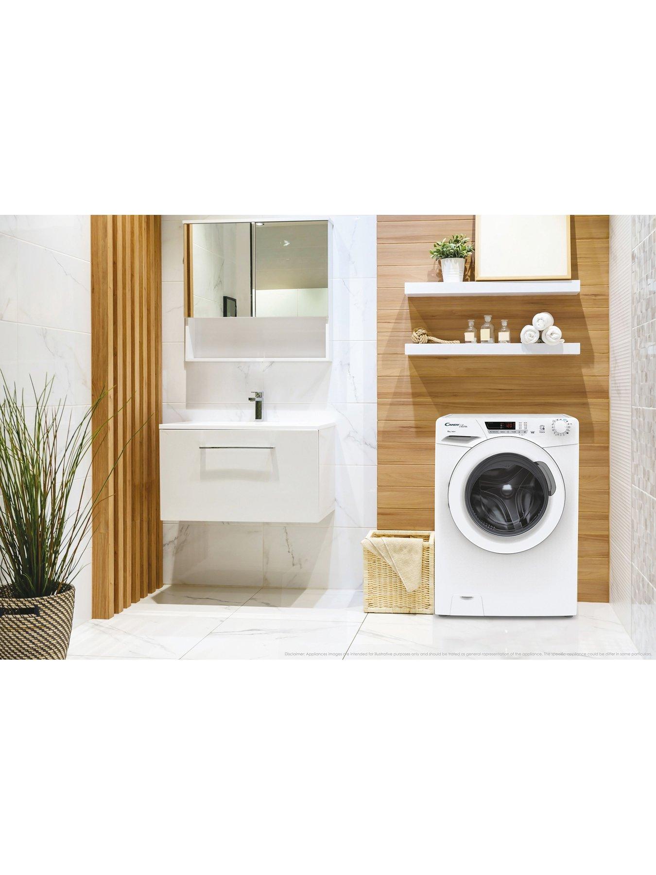 Candy Ultra HCU14102DWE/1-80 10kg Load, 1400 Spin Freestanding Washing ...