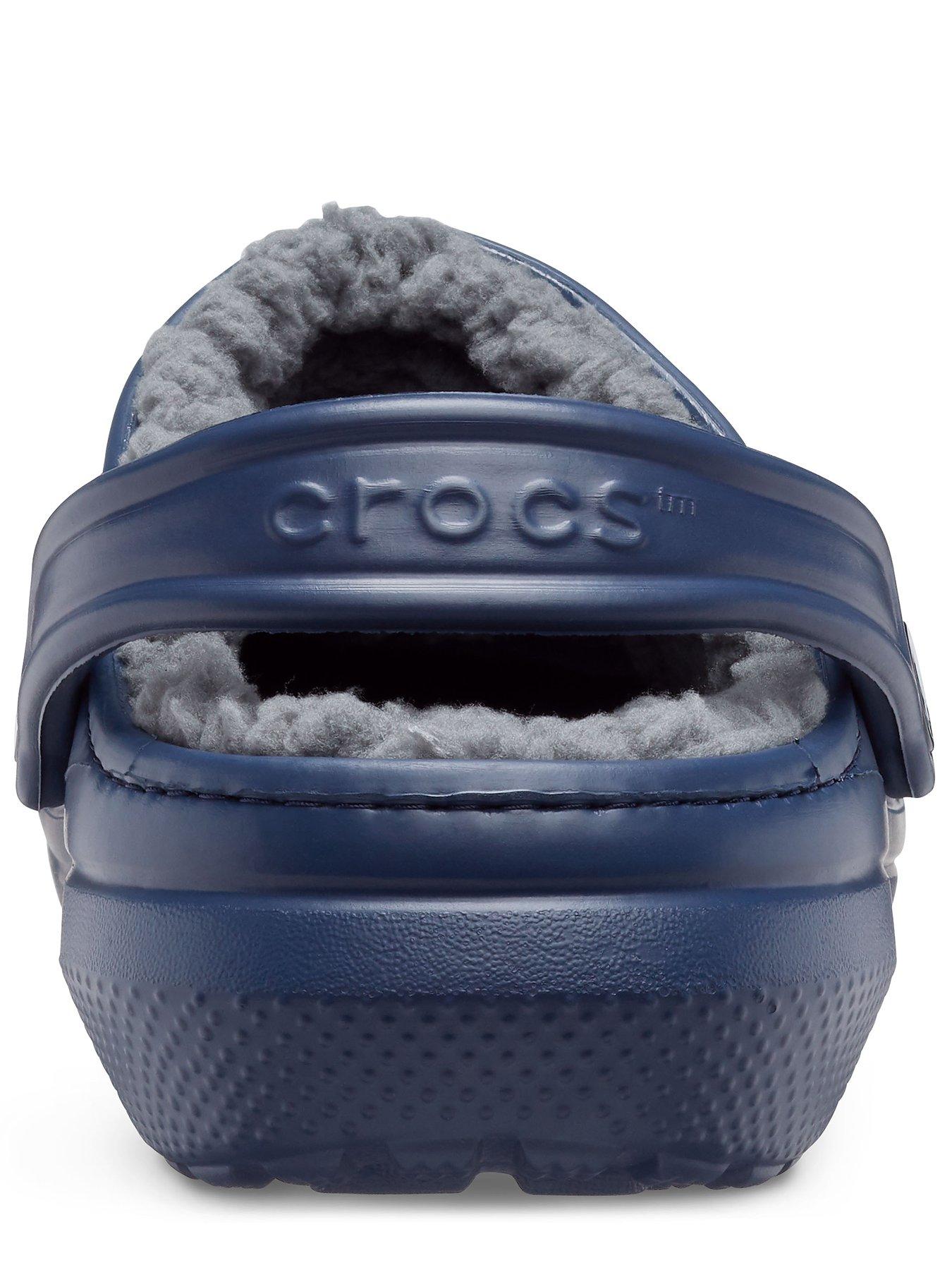 Crocs Men's Classic Lined Clog - Navy | very.co.uk