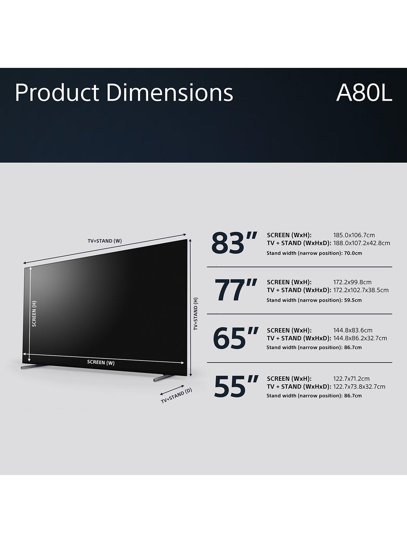 Sony KD85X80LU, 85 Inch, LED, 4K HDR, Google TV | Very