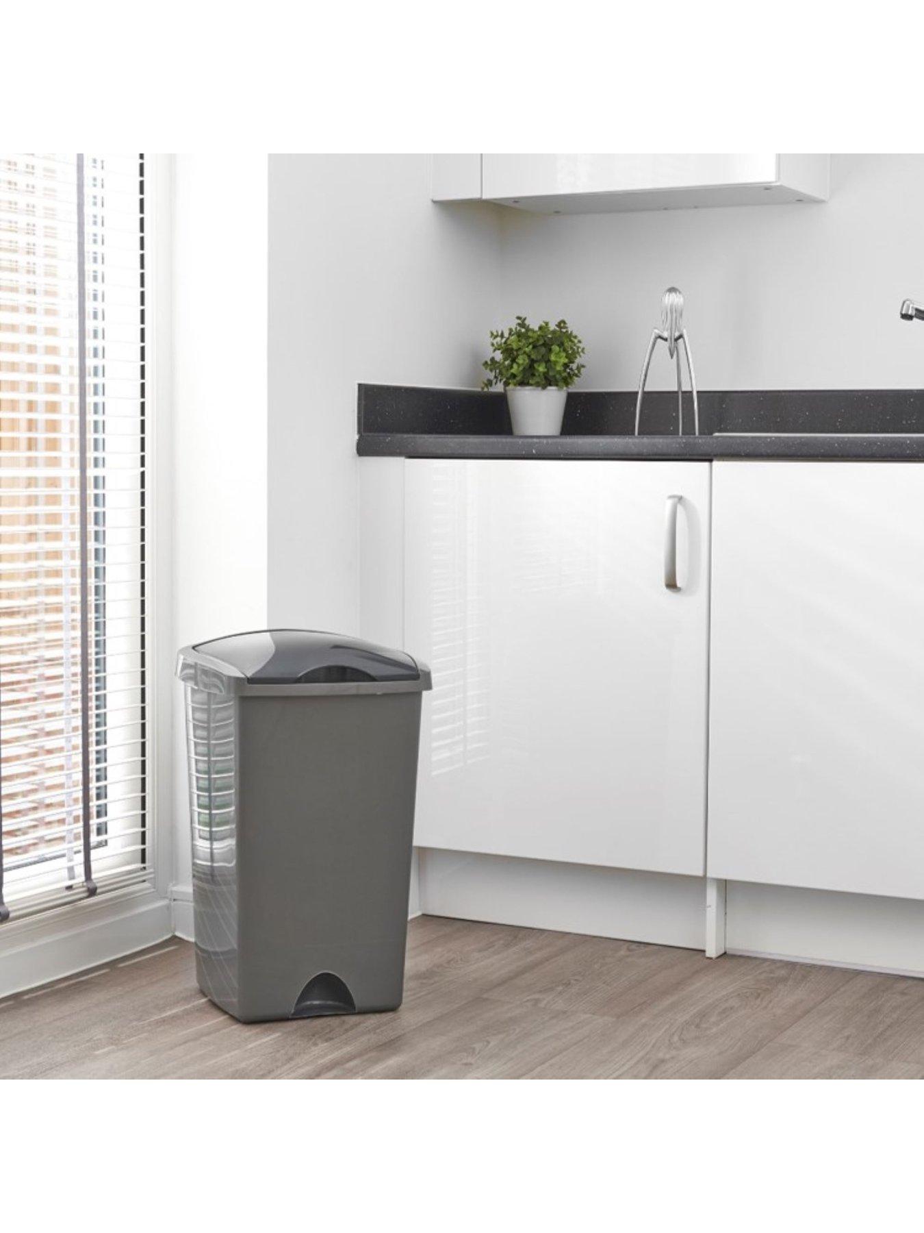 Addis 50-litre Plastic Bin with Lift-Up Lid | Very