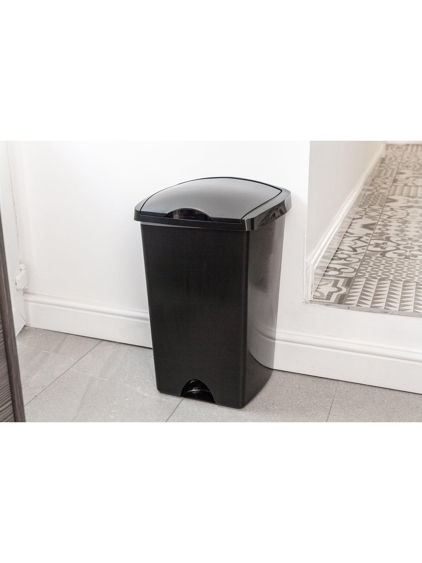 Addis 50-litre Plastic Bin with Lift-Up Lid | Very