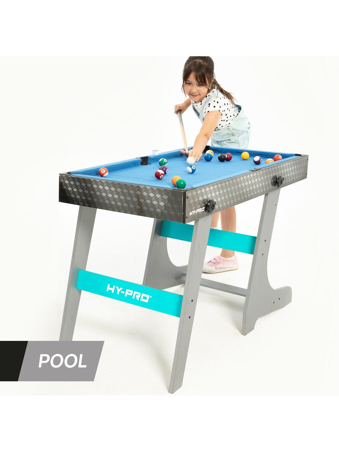 Hy-Pro 4ft 8-in-1 Multi Game Table (Pool /Football / Power Puck Hockey / TT /basketball /Bean ...