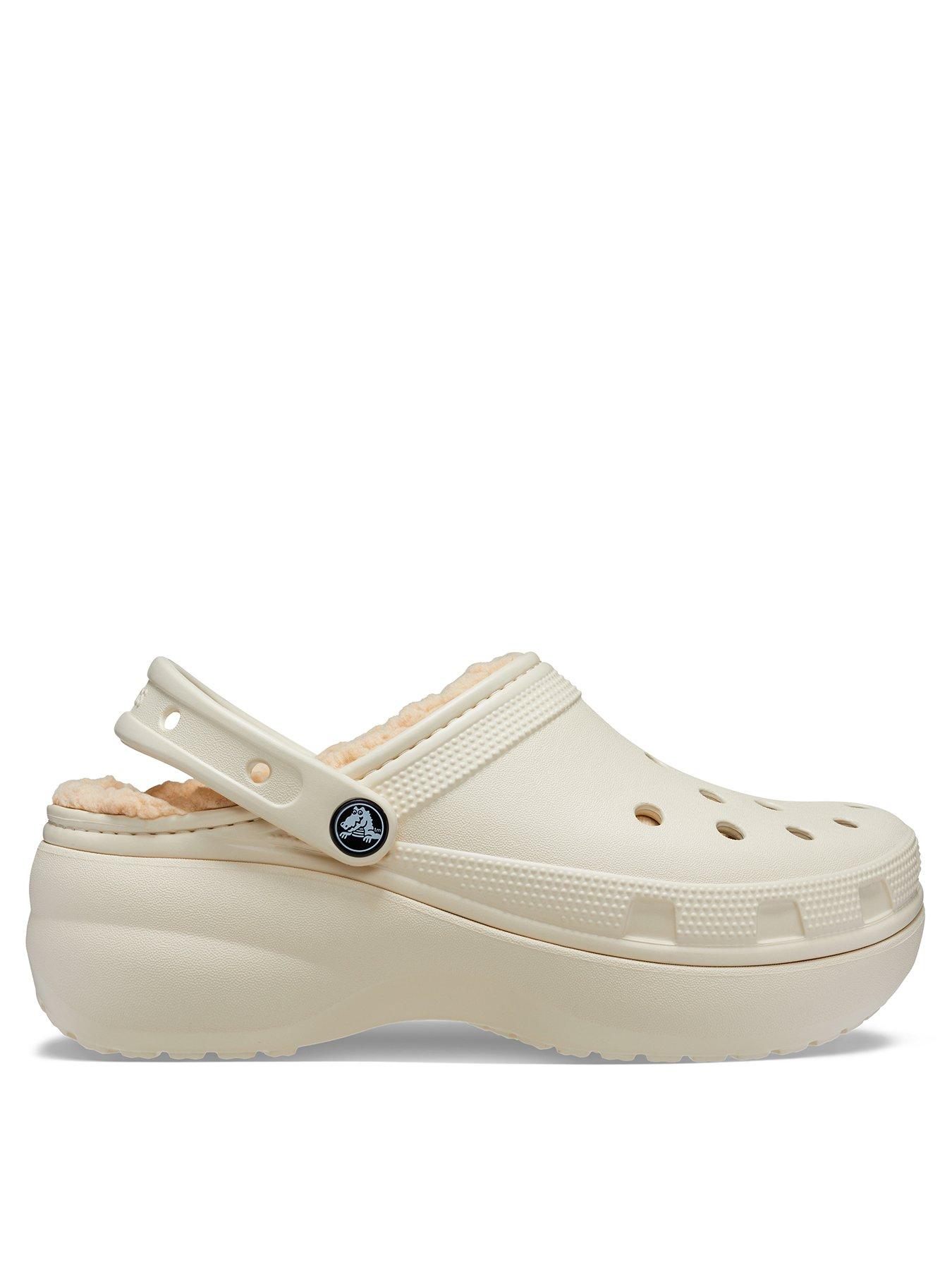 Crocs Classic Platform Lined - Bone | Very