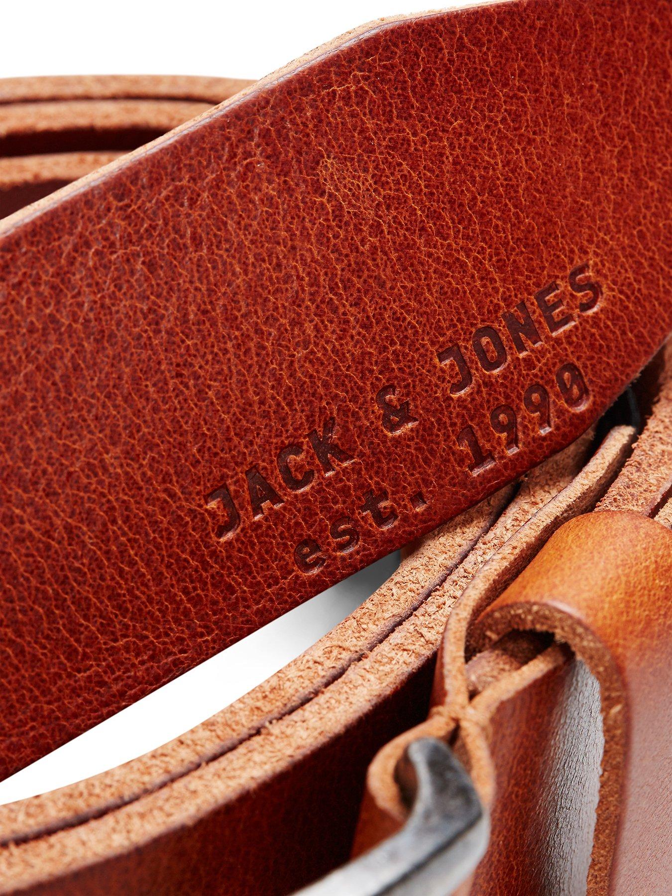 Jack & Jones Paul Leather Belt - Brown | Very