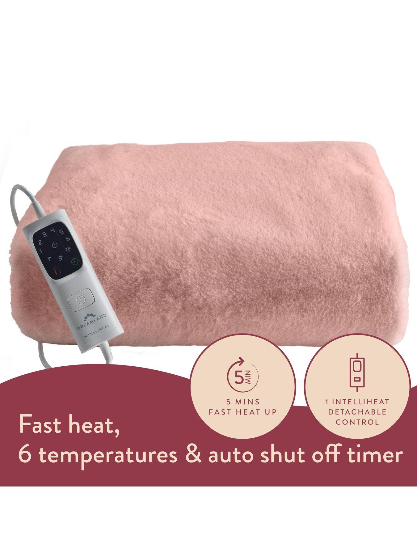 Dreamland Intelliheat Cuddle Up Heated Throw - Pink | Very