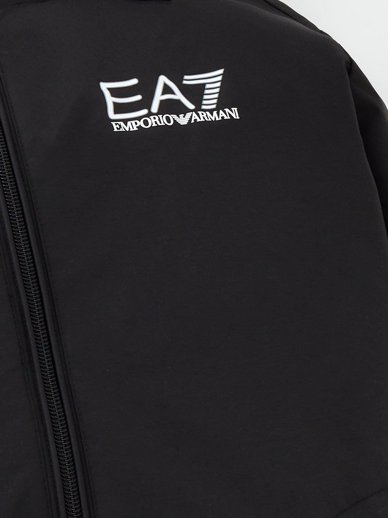 EA7 Emporio Armani Boys Core Id Lightweight Windcheater Jacket - Black | Very