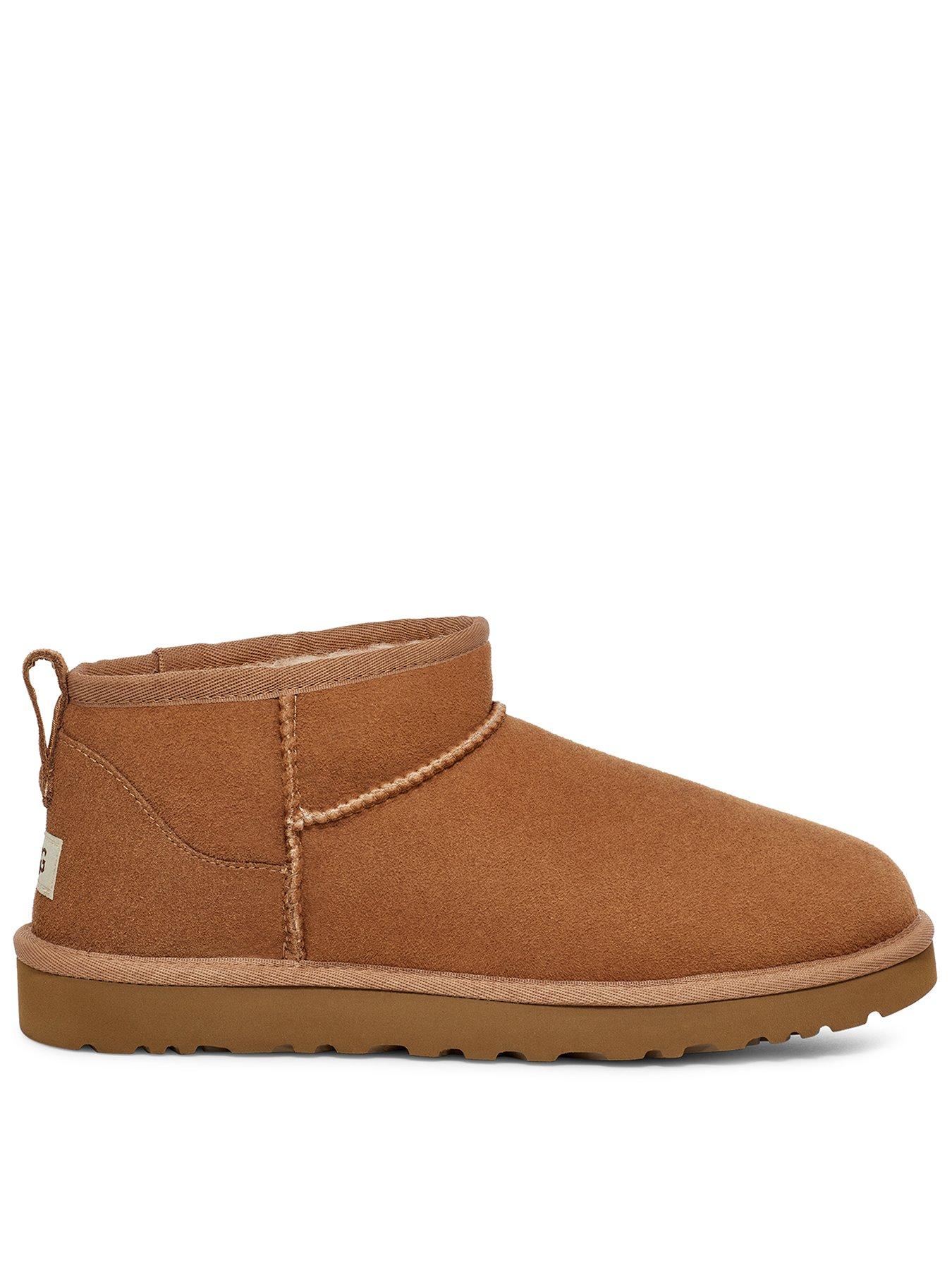 UGG Men's Classic Ultra Mini Boots- Light Brown | Very