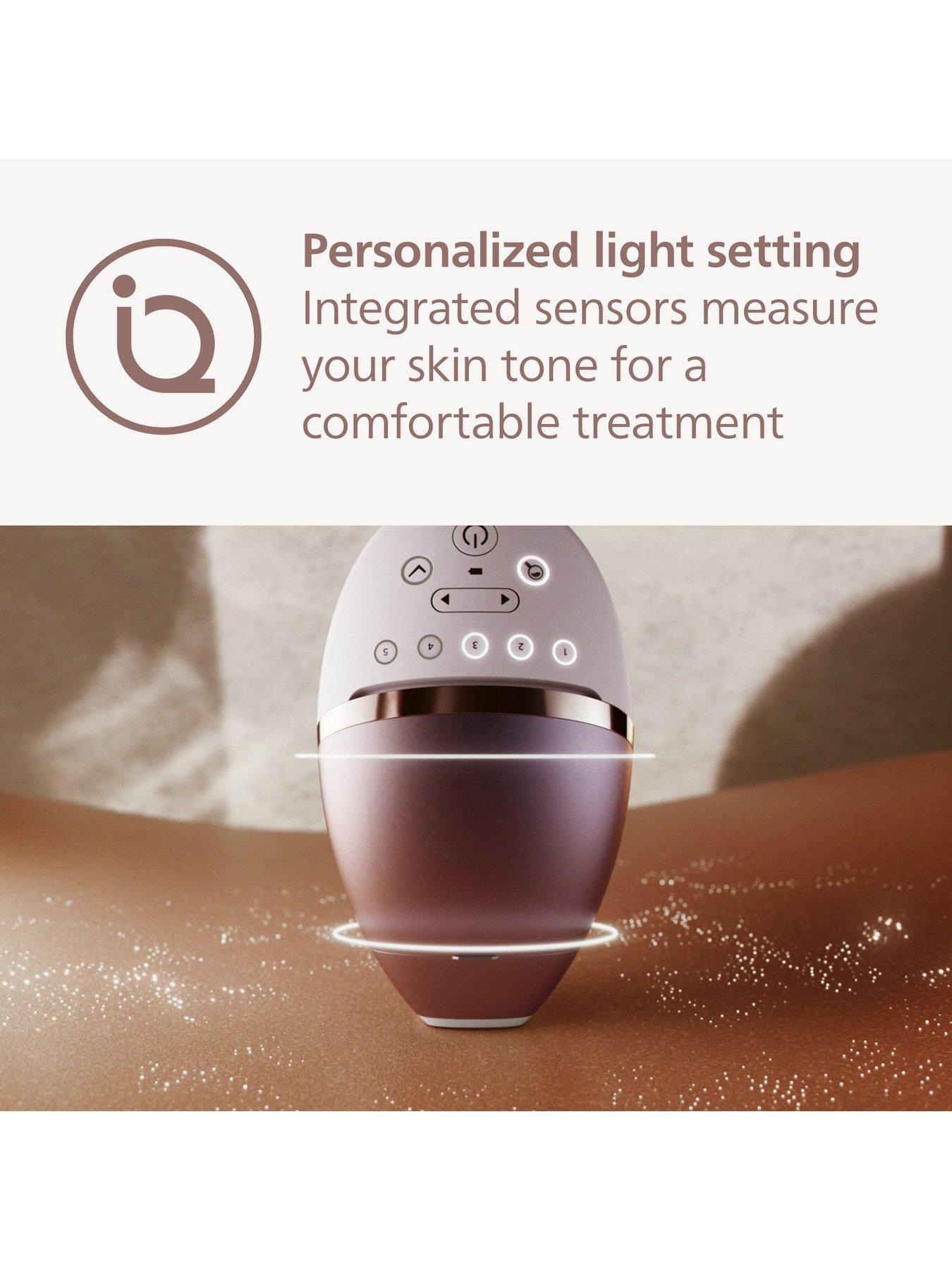 Philips Lumea 9000 Series, IPL Hair Removal Device, 3 Attachments for ...