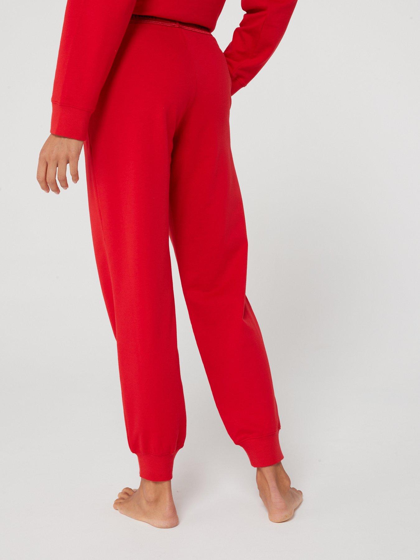 Calvin Klein Modern Cotton Loungewear Jogger Red Uk