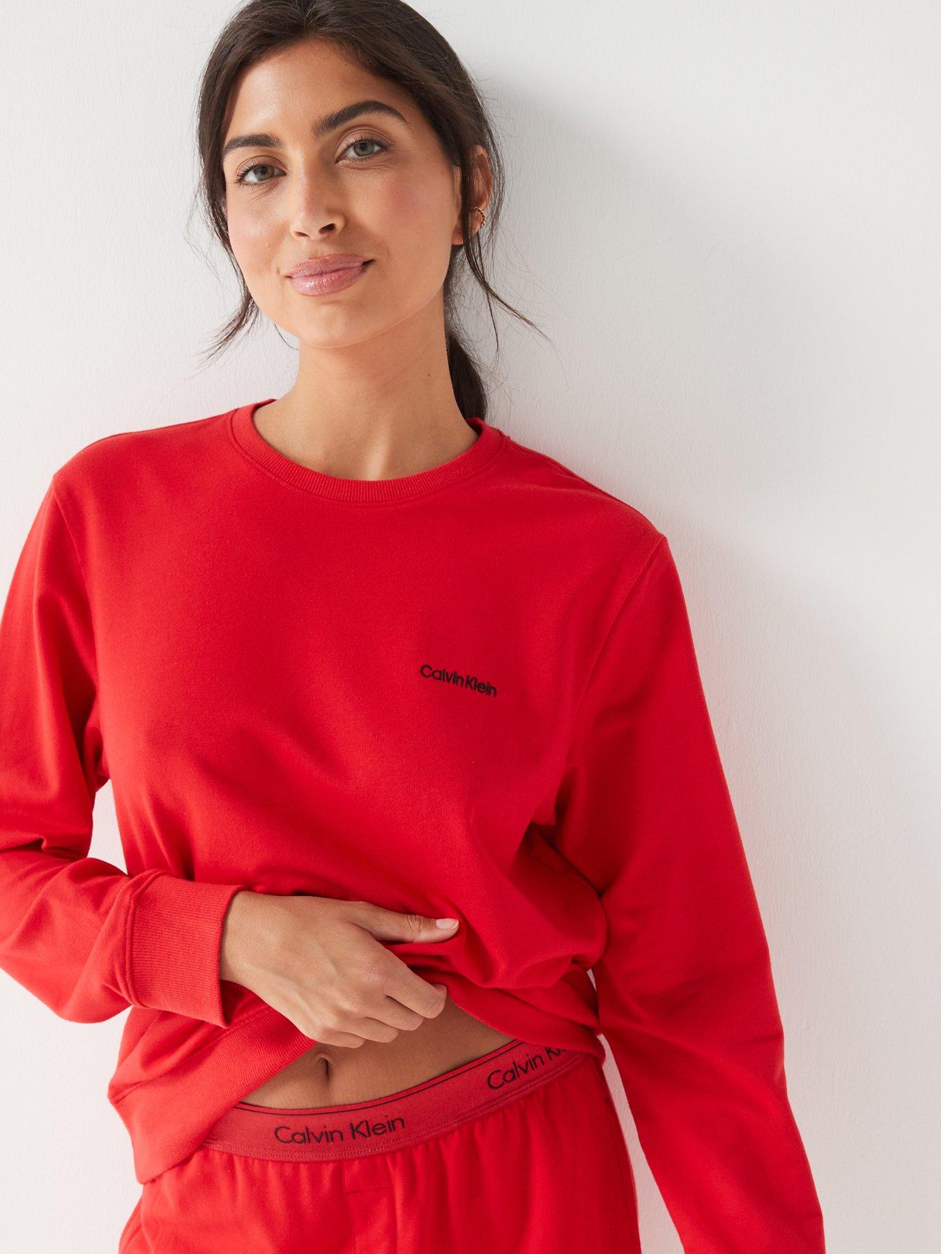 Calvin Klein Modern Cotton Loungewear Jogger Red Uk