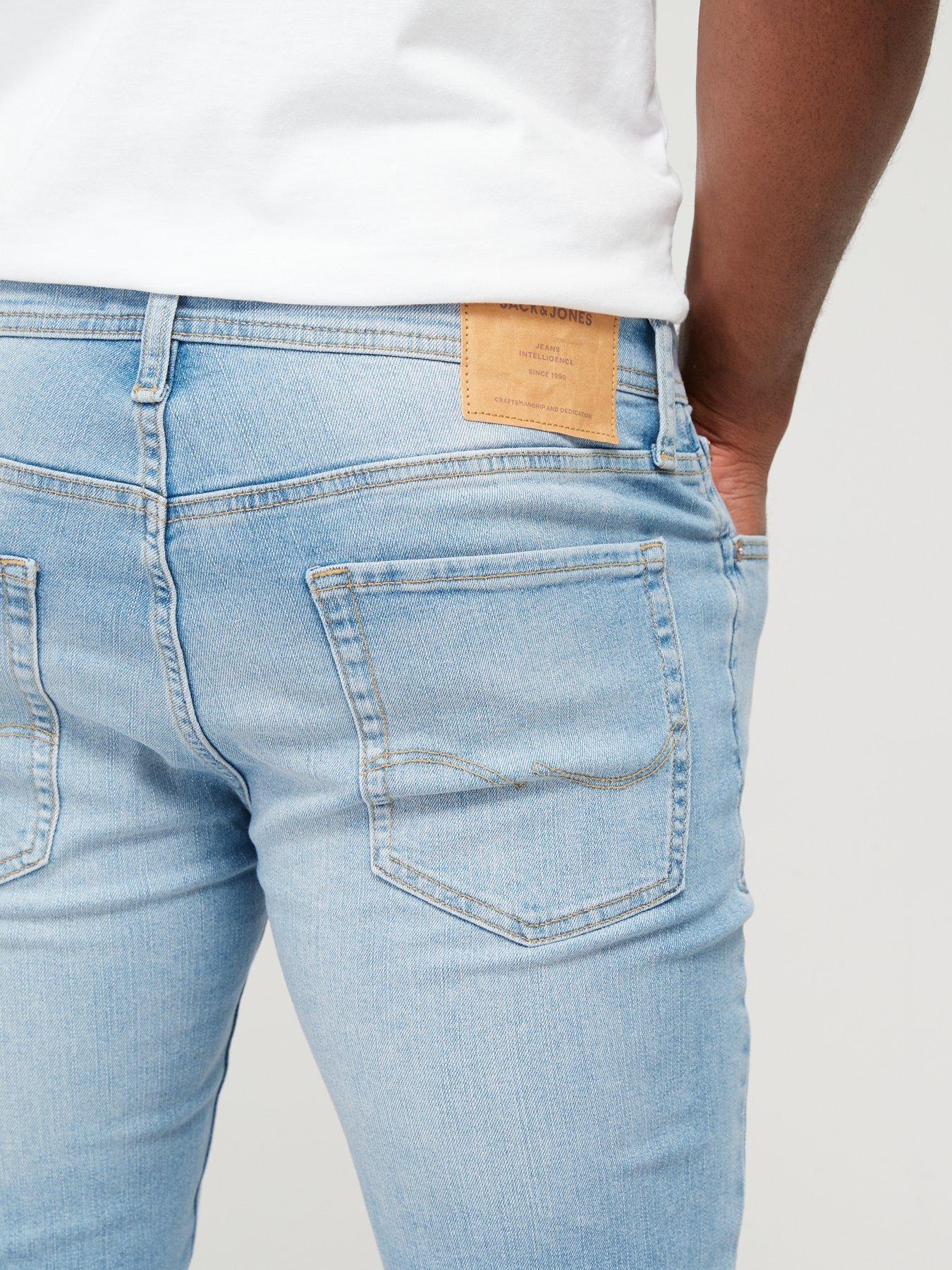 Jack & Jones Liam Skinny Fit Jeans - Light Wash | Very