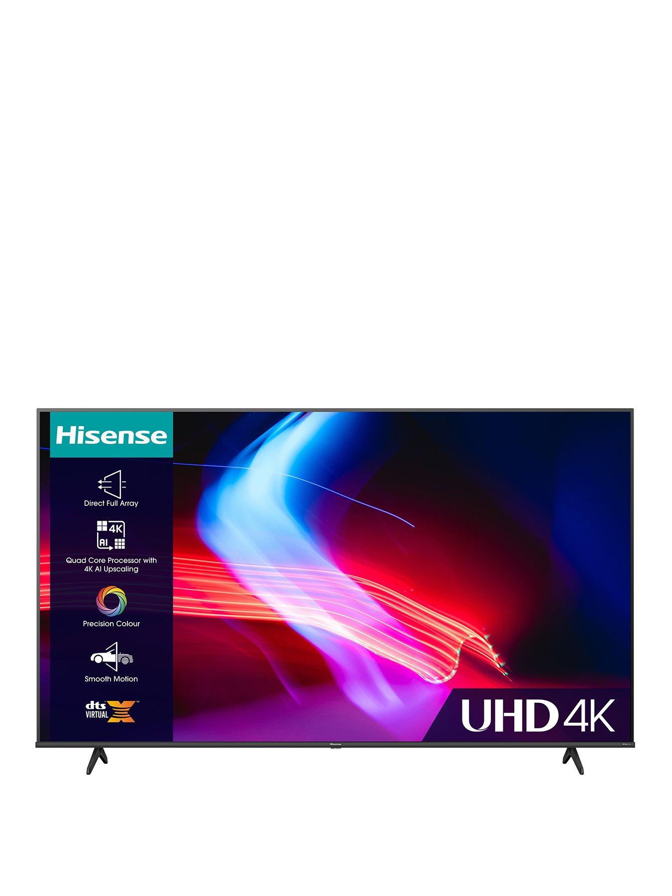 Hisense 65A6KTUK, 65 inch, 4K Ultra HD, Smart TV | Very