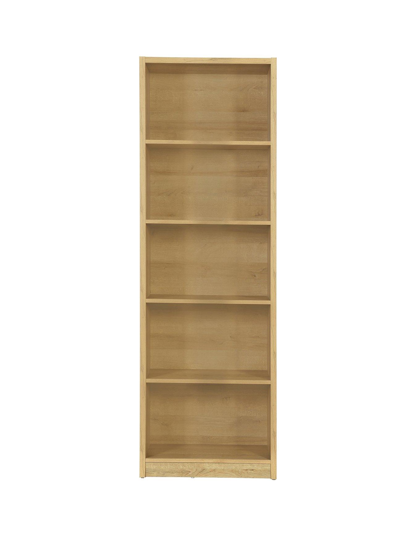 The Very Collection Metro Tall Wide Bookcase - Oak- FSC® Certified | Very