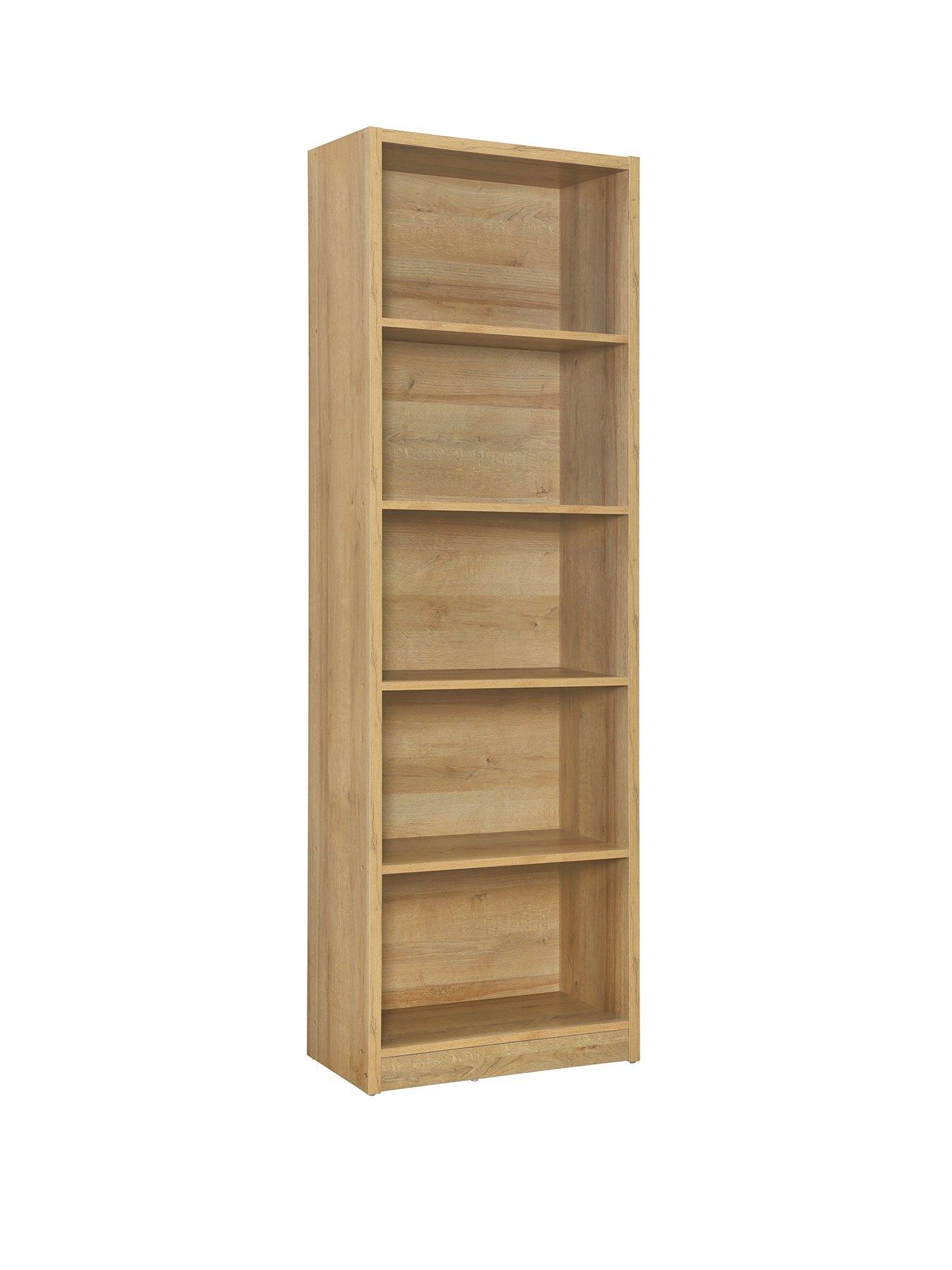 The Very Collection Metro Tall Wide Bookcase - Oak- FSC® Certified | Very
