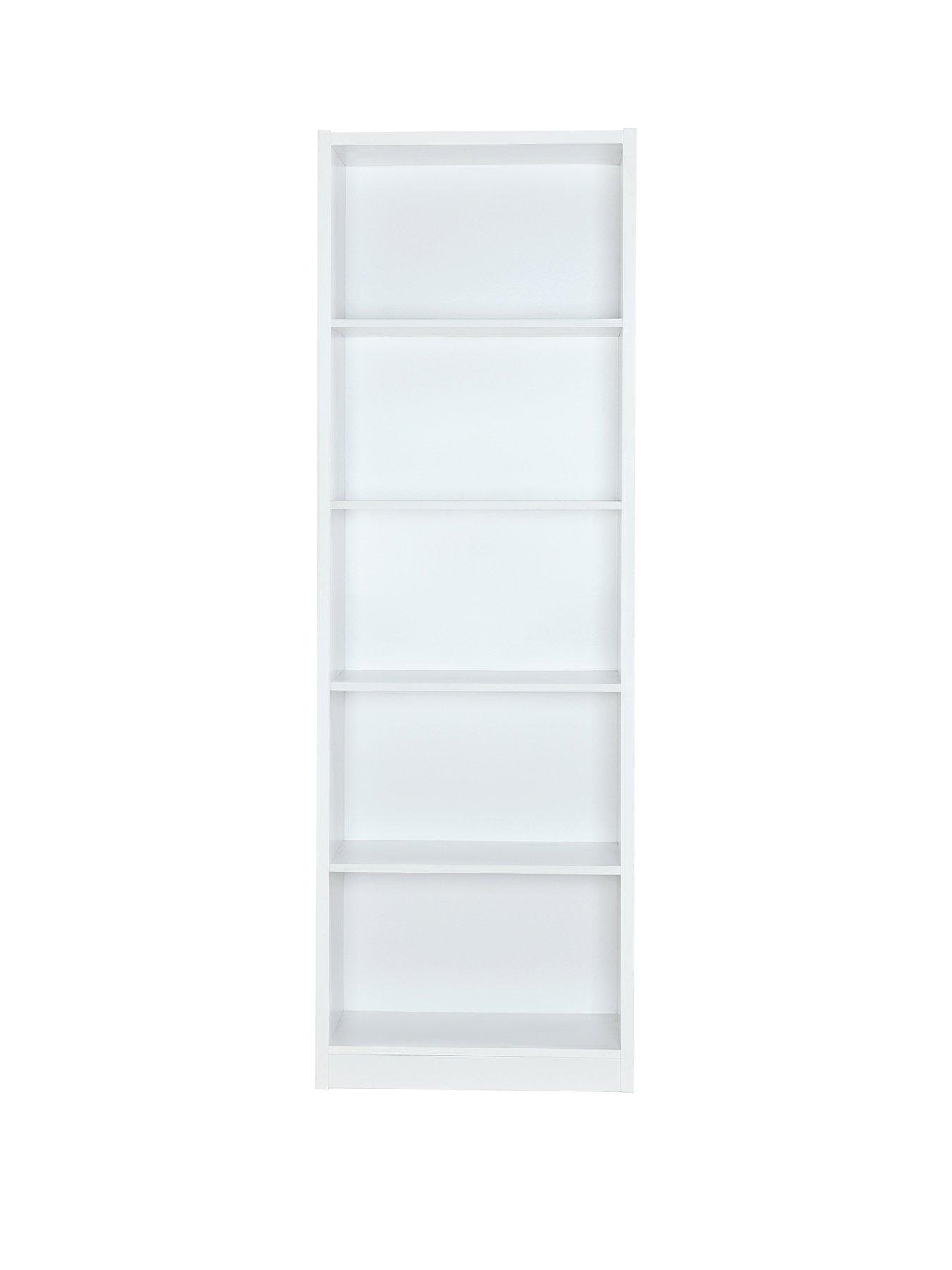 Very Home Metro Tall Wide Bookcase White FSC Certified Very