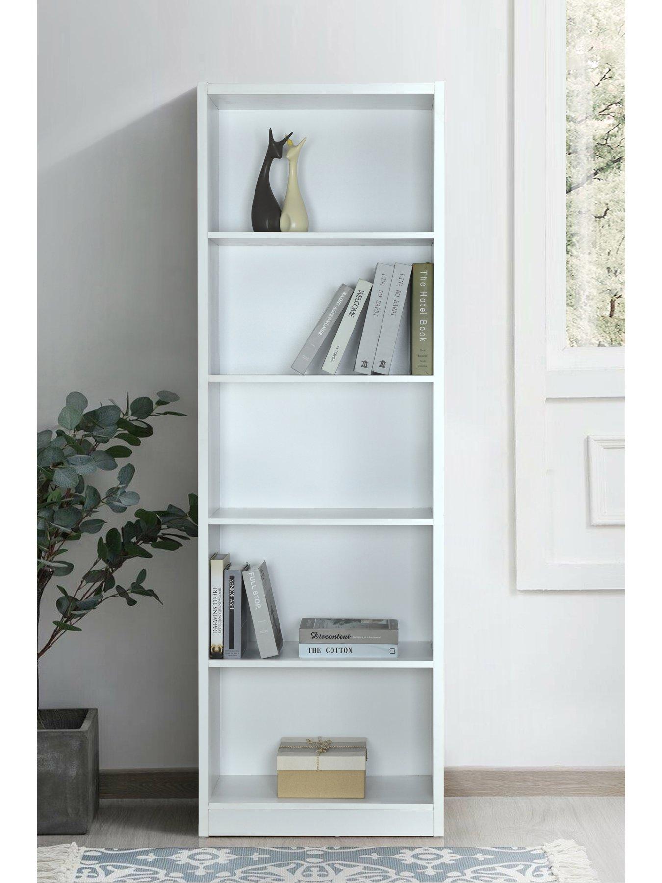 Very Home Metro Tall Wide Bookcase - White - FSC® Certified | Very