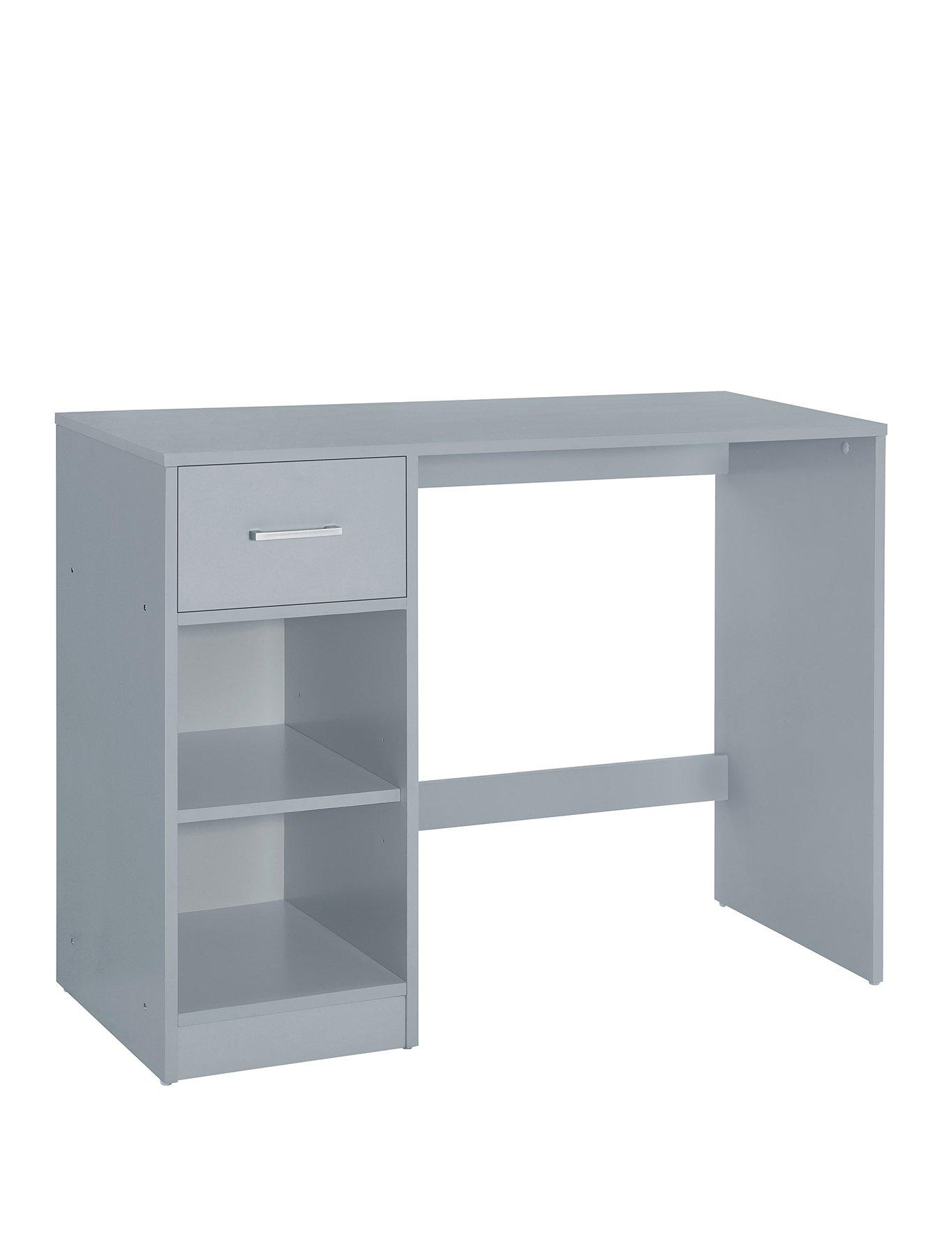 The Very Collection Metro 1 Drawer Desk - Grey - FSC® Certified | Very